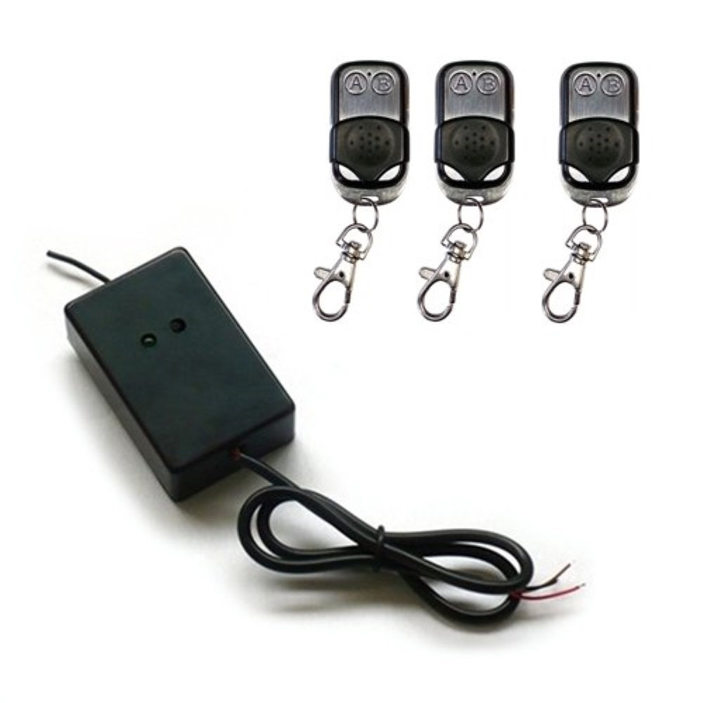 ALEKO LM1383 Gate Garage Door External Receiver with 3 Remote Controls ...