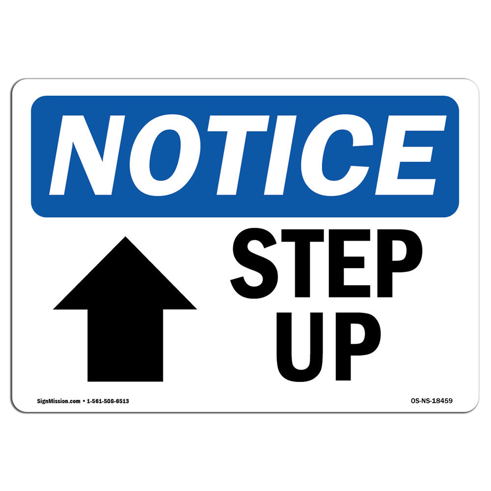 SignMission Step up Sign | Wayfair