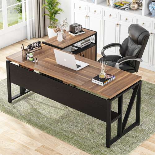 Wayfair | Executive L-Shaped Desks You'll Love in 2023