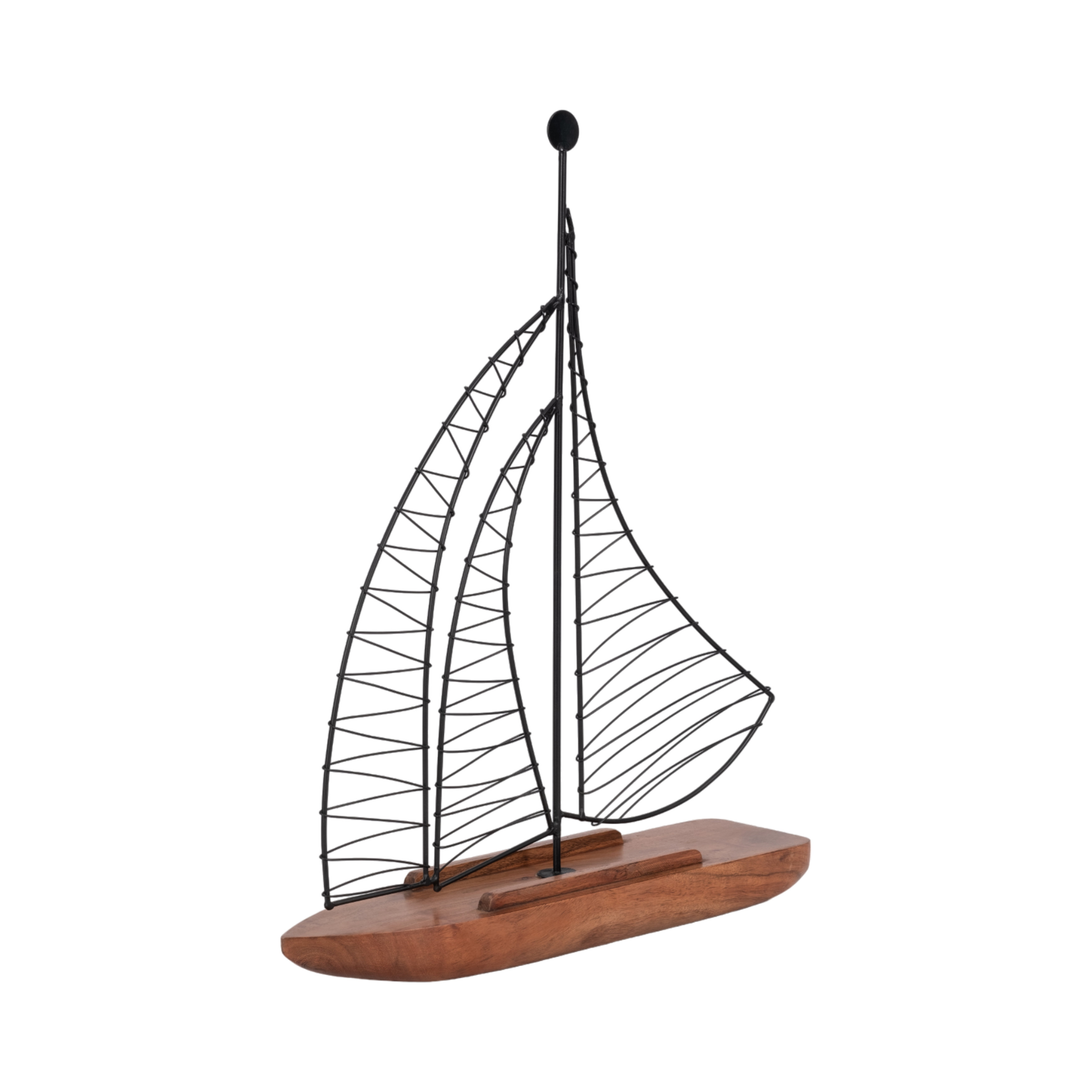 Breakwater Bay Sailboat Decorative Object – Nautical Black Variant On ...
