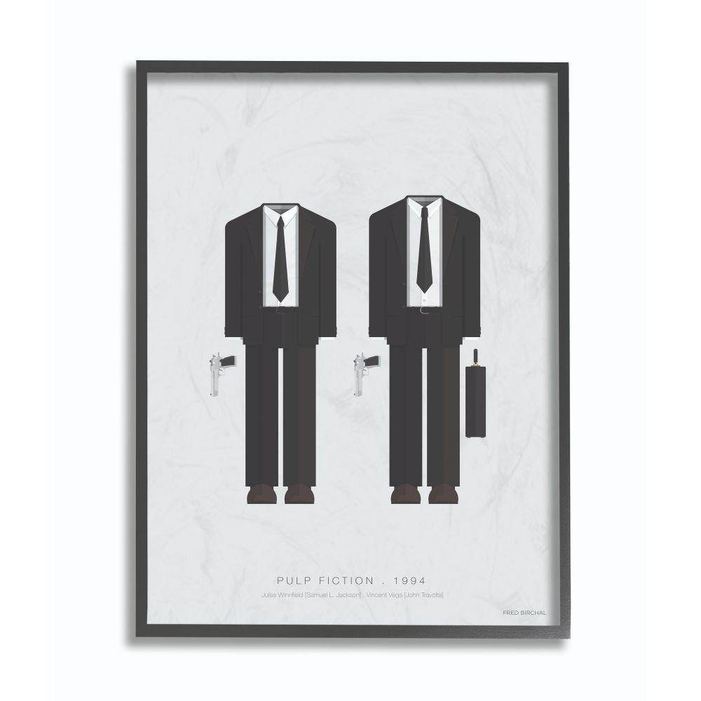 Stupell Industries 'Pulp Fiction Famous People Characters Fashion ...