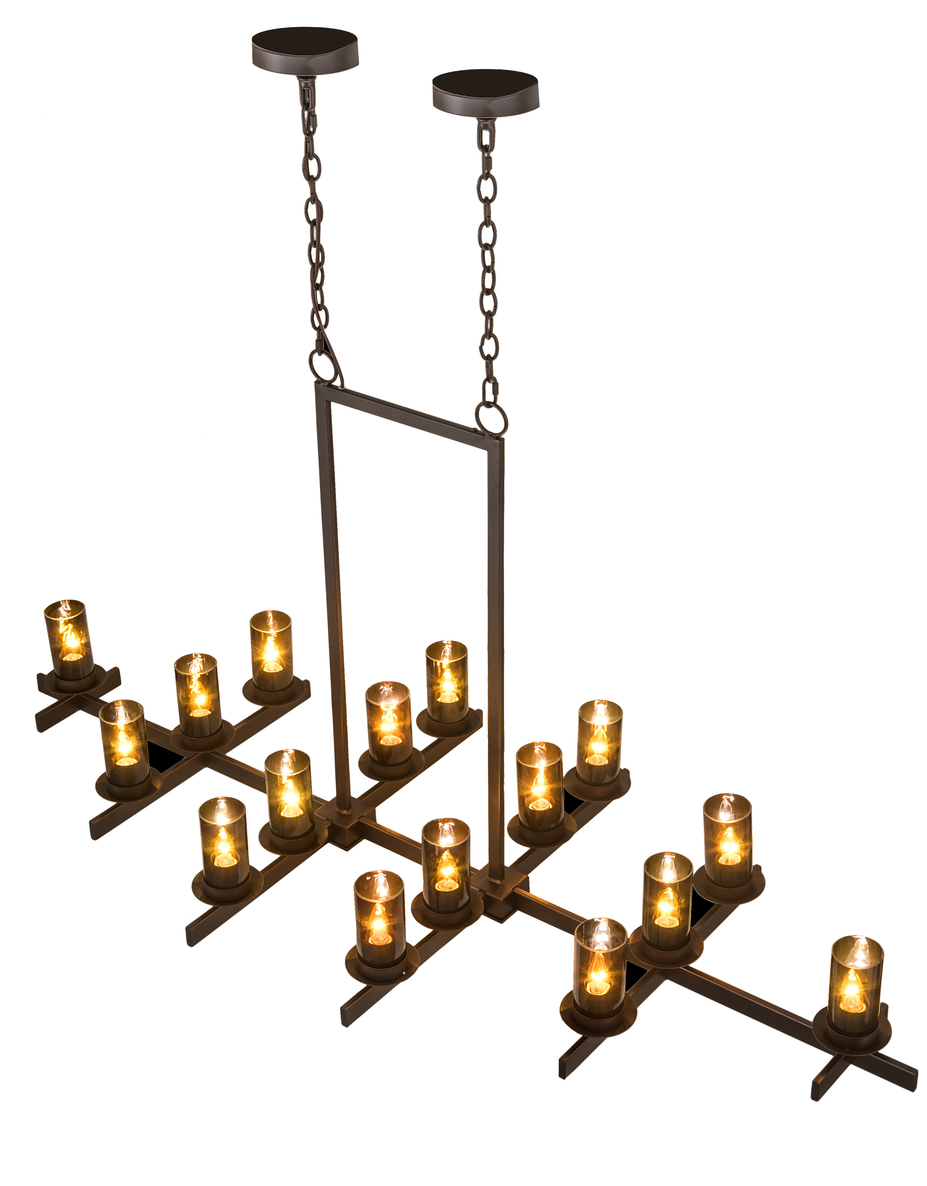 Meyda Lighting Dante 16 - Light Kitchen Island Linear Pendant | Wayfair