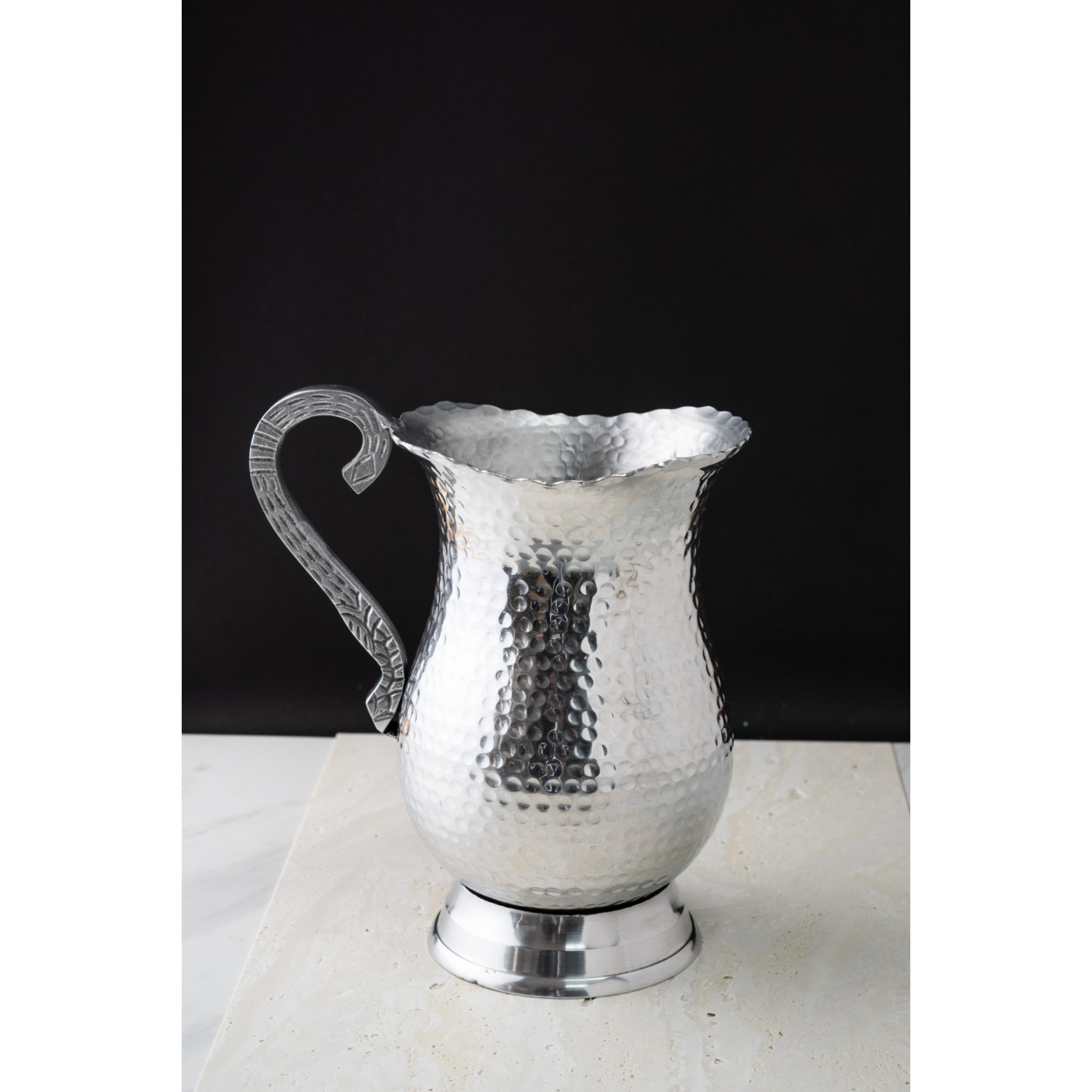 Bungalow Rose Hammered Water Filter Pitcher | Wayfair
