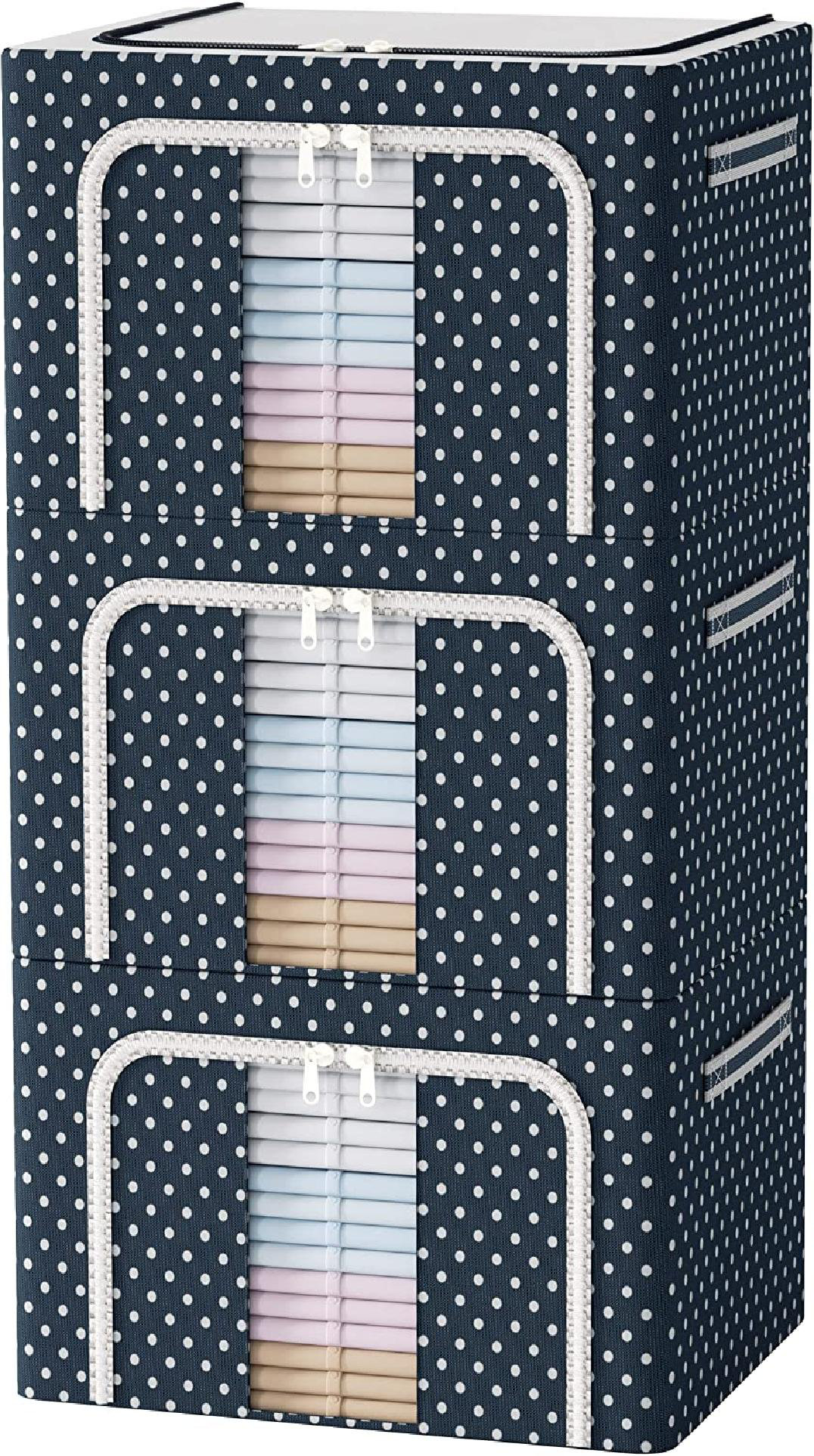 Ebern Designs Storage Fabric Box Set | Wayfair