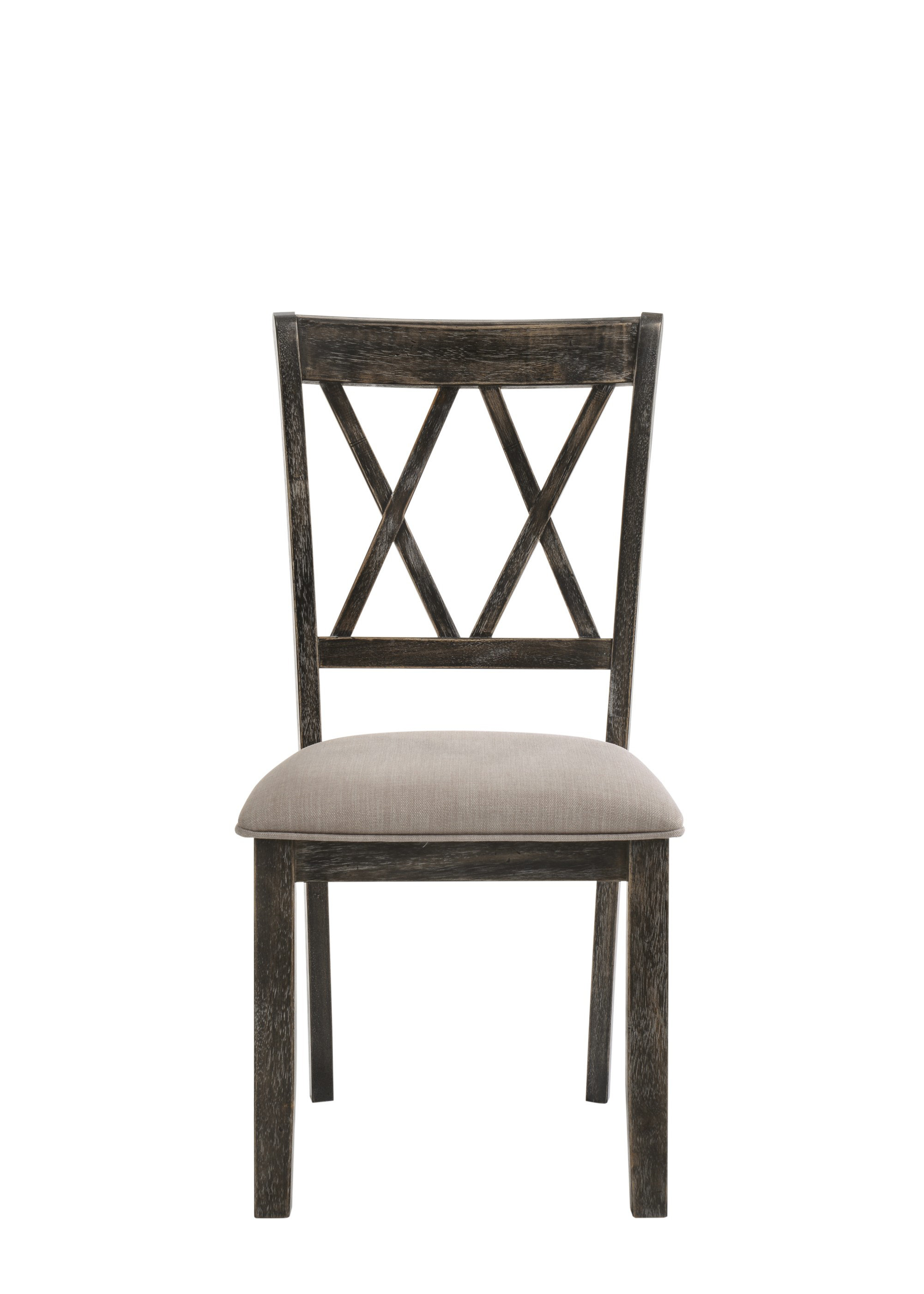 Gracie Oaks Set Of 2 Side Chair, Armless Dining Chairs With Wooden Legs ...