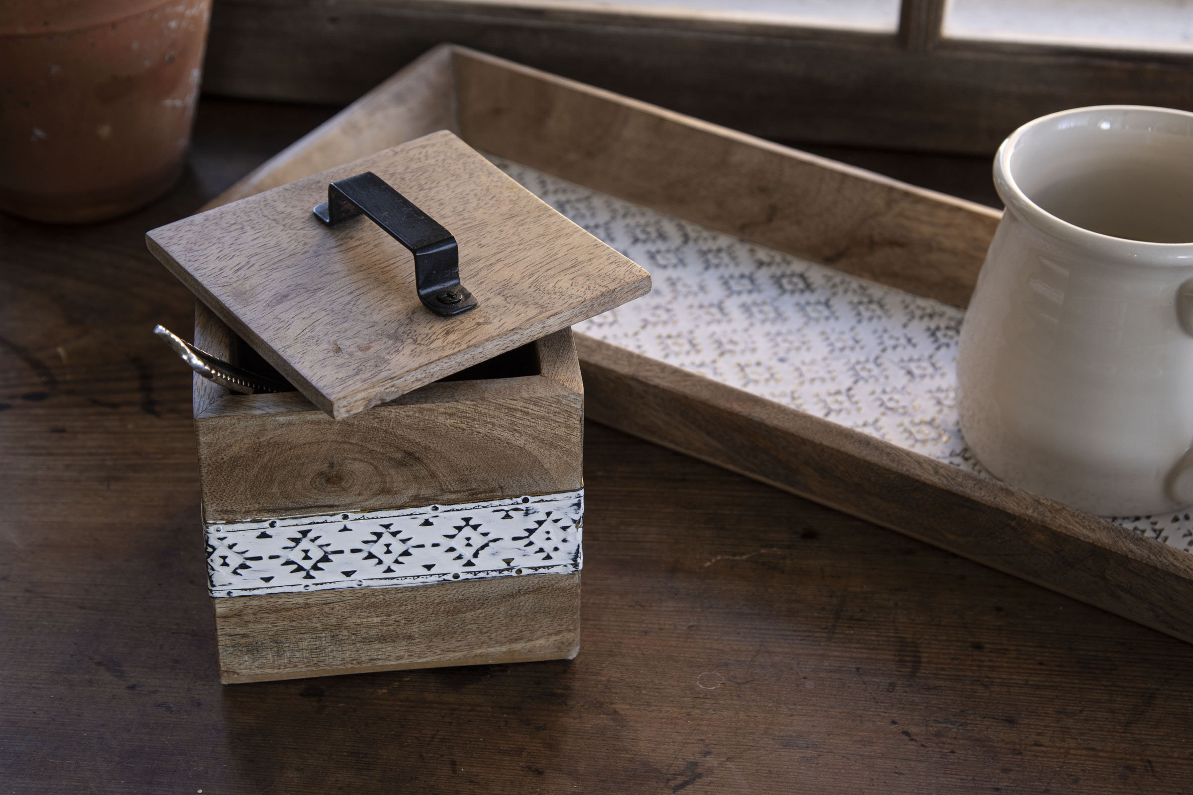 Union Rustic Solid Wood Storage Bin | Wayfair