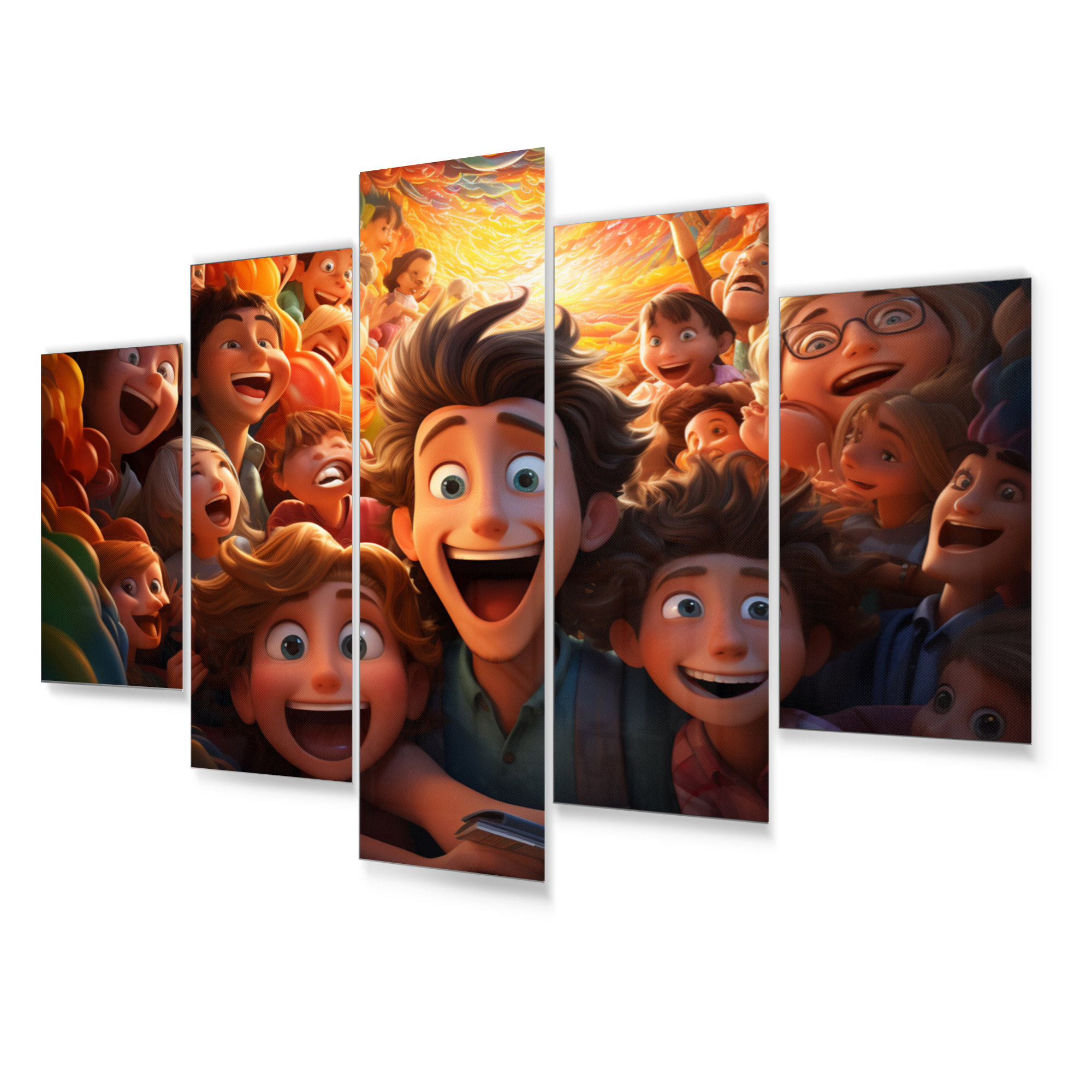 Design Art Animation at the Amusement Park III - Animation Metal Wall ...