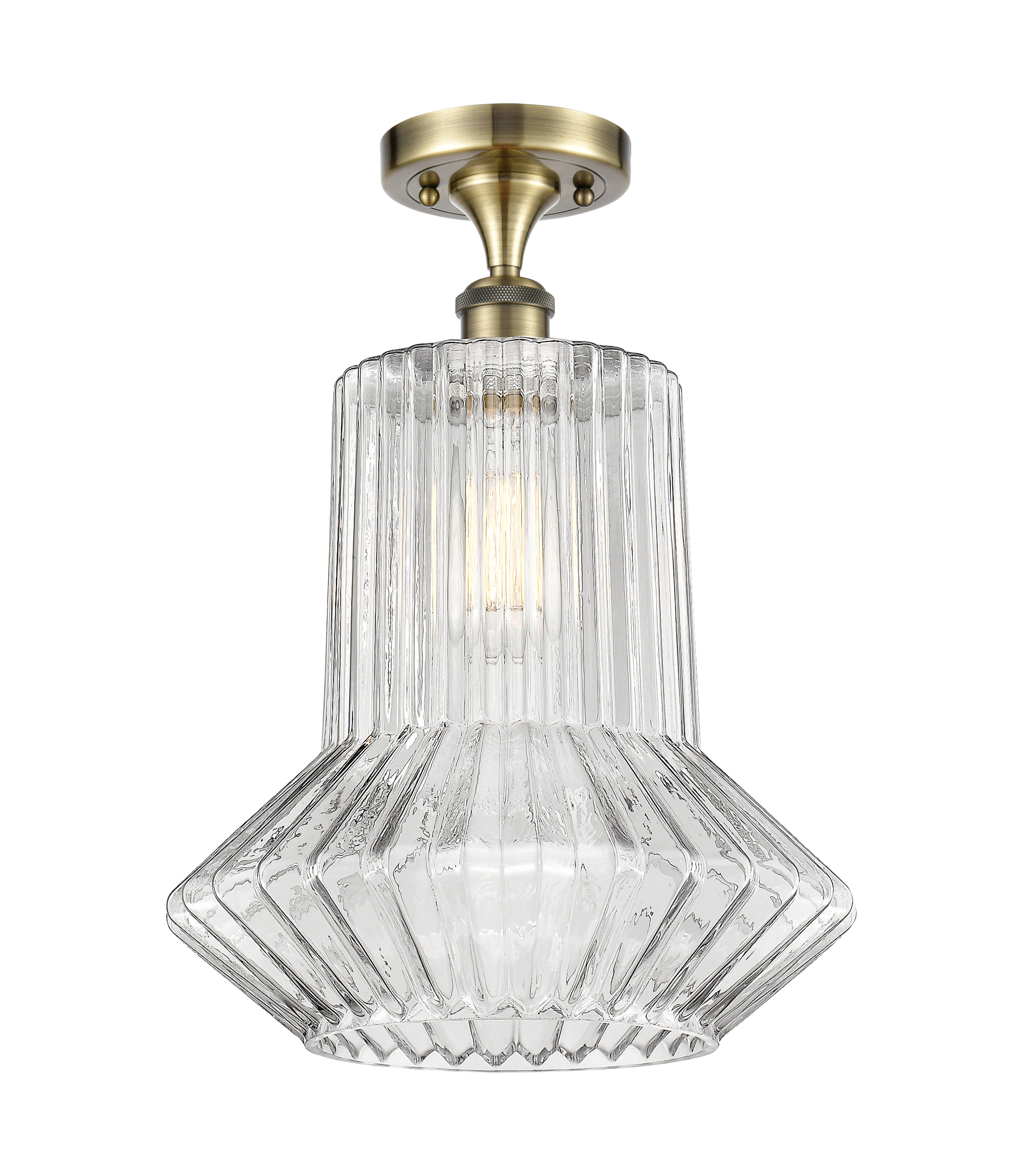 Canora Grey Heider 1-Light 12'' Semi Flush Mount | Wayfair