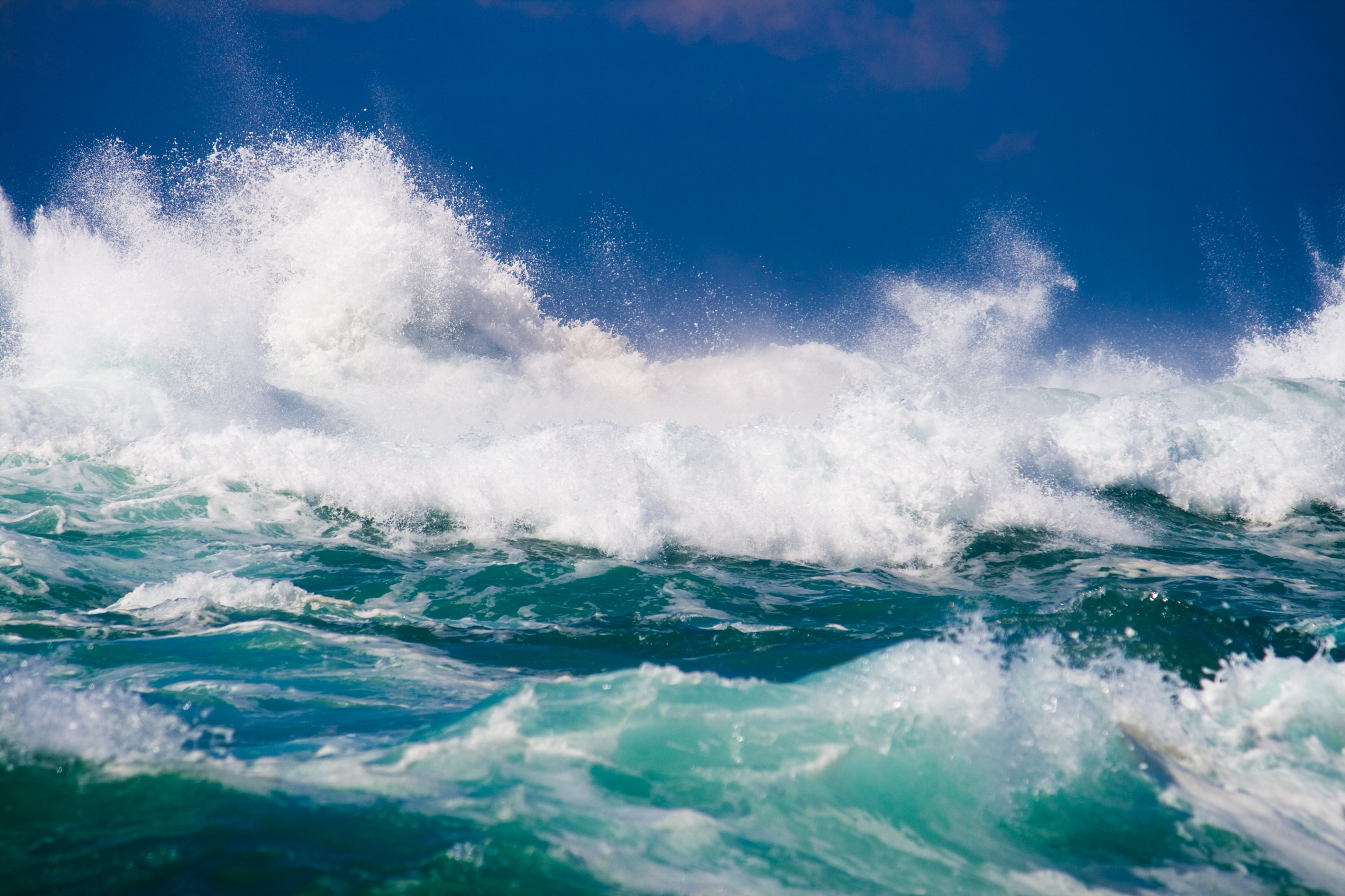 Highland Dunes Powerful Ocean Wave by Michaeljung - Wrapped Canvas ...