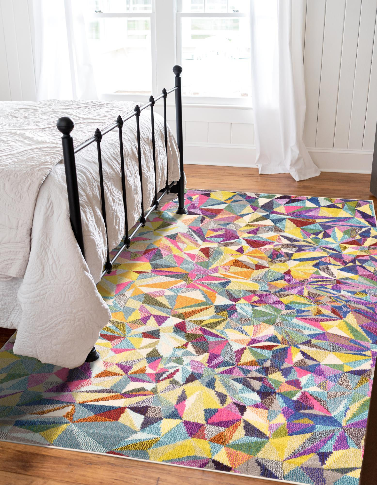 Wade Logan Jesusa Geometric Multi-Colored Area Rug & Reviews | Wayfair