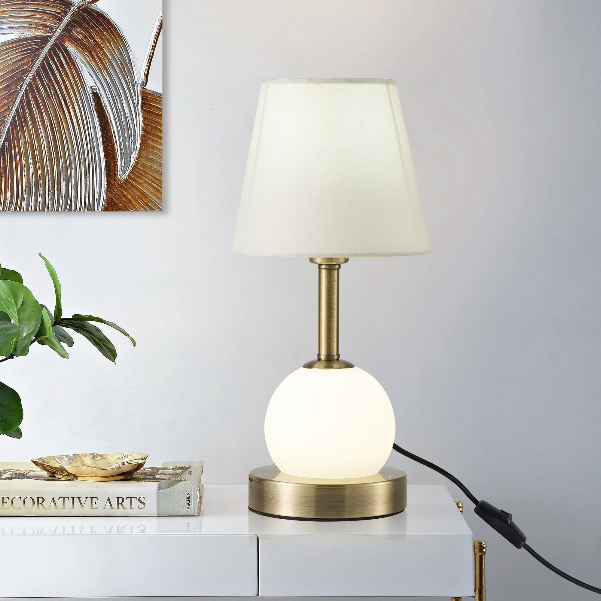 Ebern Designs 12.59" LED Table Lamp With Bulb Included & Reviews | Wayfair
