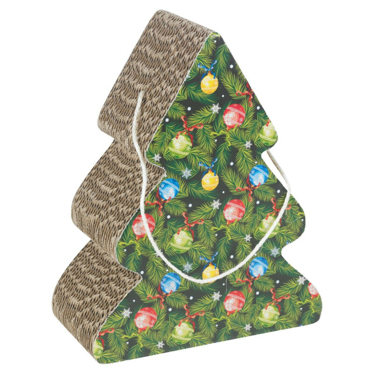 The Seasonal Aisle Christmas Tree Cat Scratcher | Wayfair.co.uk