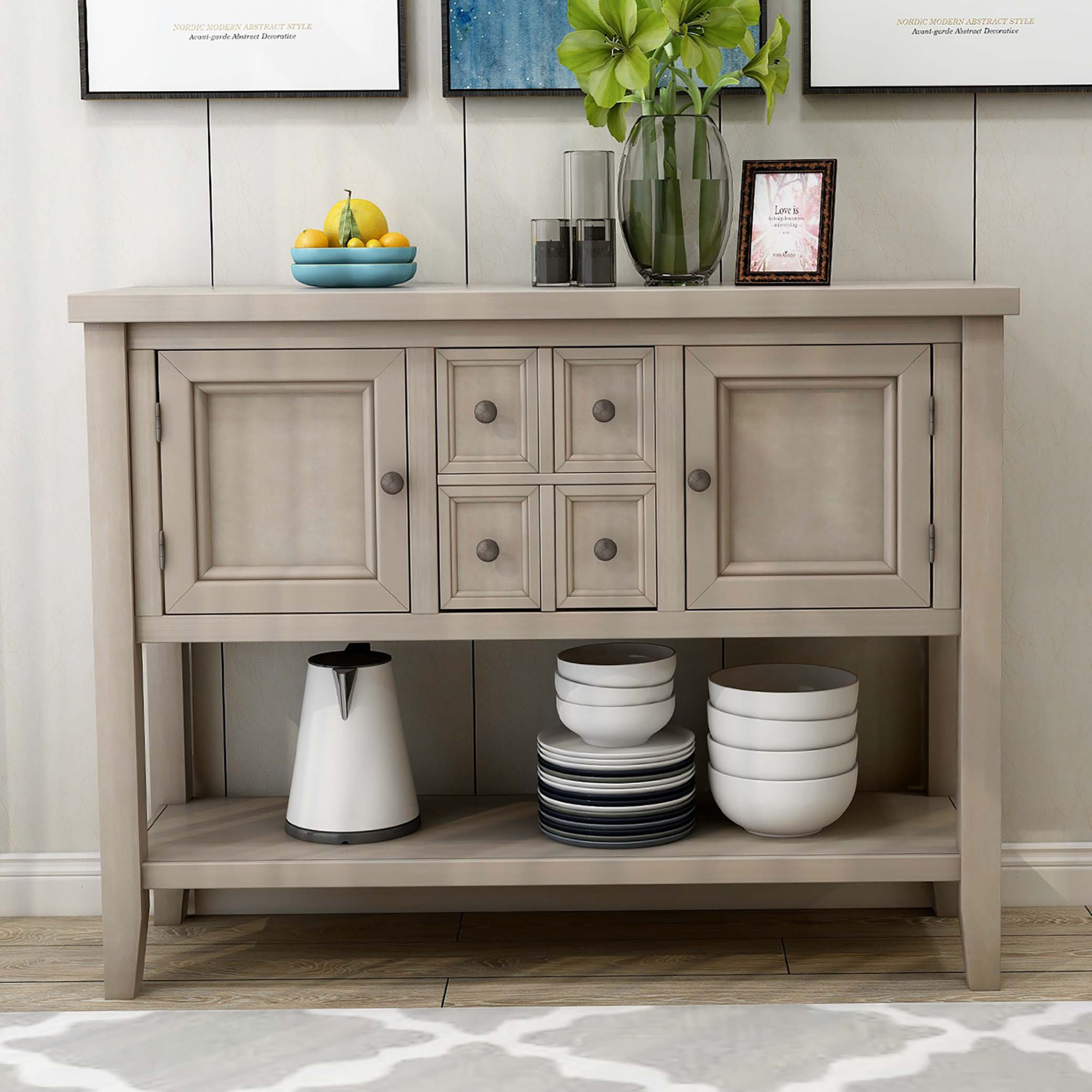 House On Tree Cambridge Series Buffet Sideboard Console Table with ...