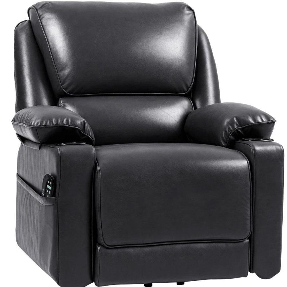 Latitude Run® Power Lift Recliner with Remote (Black) | Wayfair