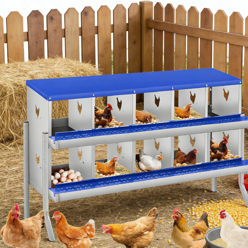 Tucker Murphy Pet™ Chicken Nesting Boxes with Bracket Legs,Two-Tier ...