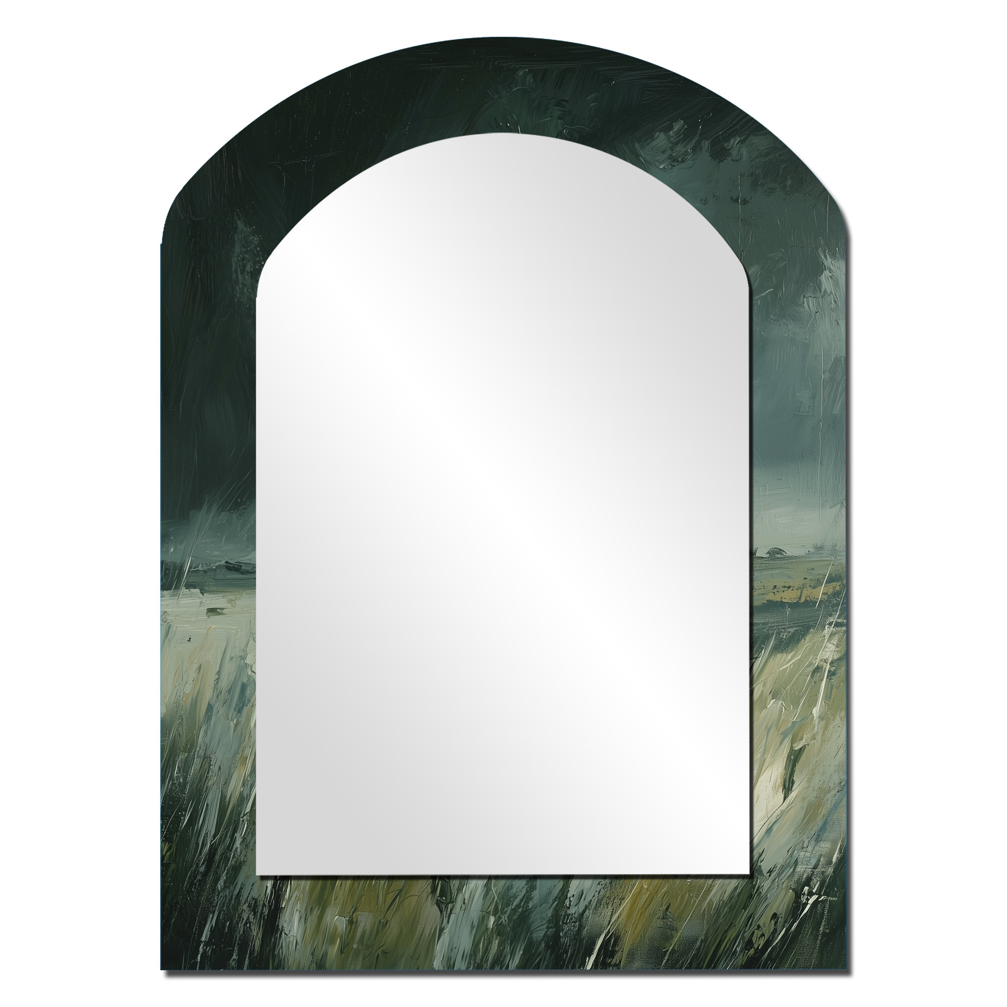 Dakota Fields Stormy Pasture Of Sheep I - Animals Arch Decorative ...