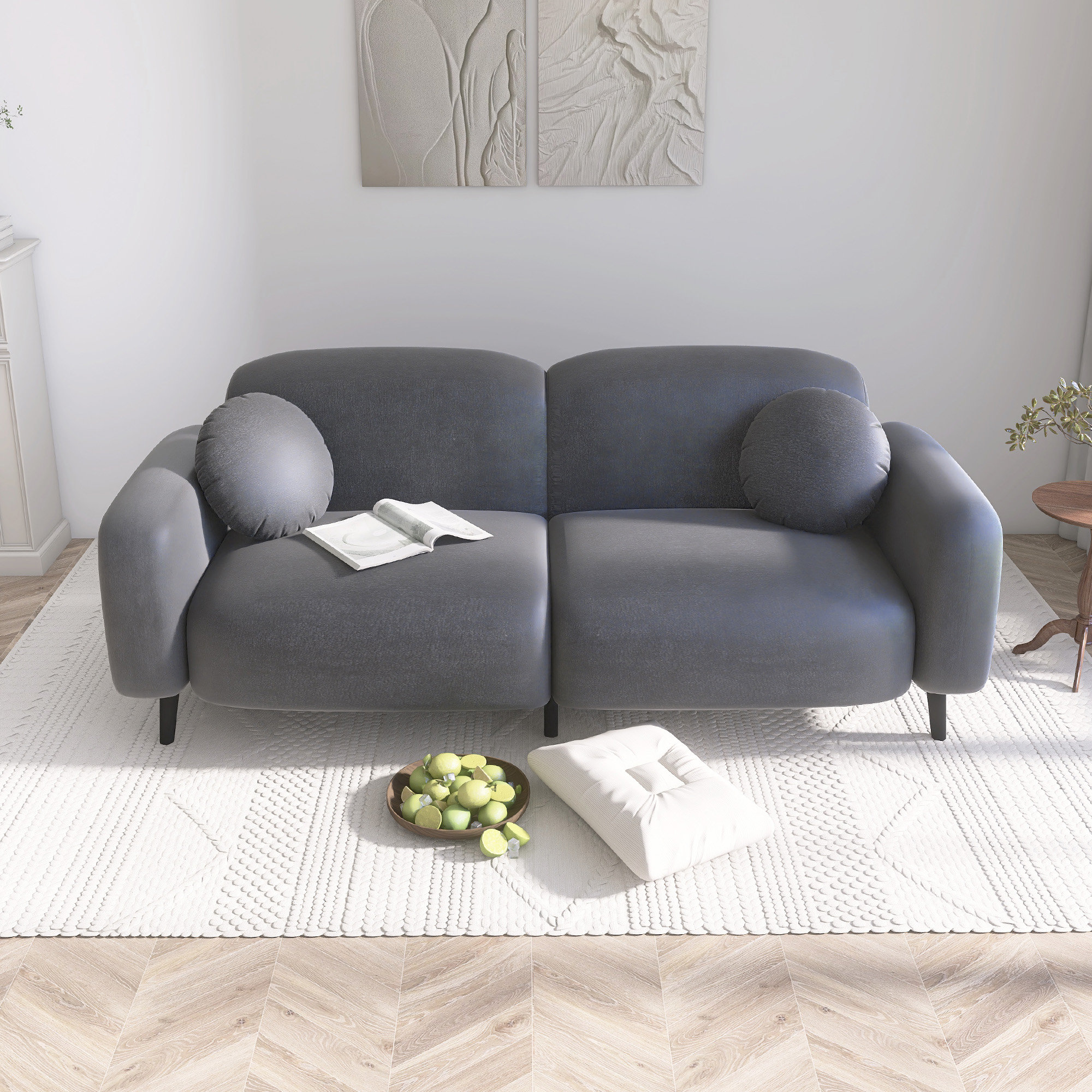 Magic Racks VERSATILE UPHOLSTERED SOFA | Wayfair