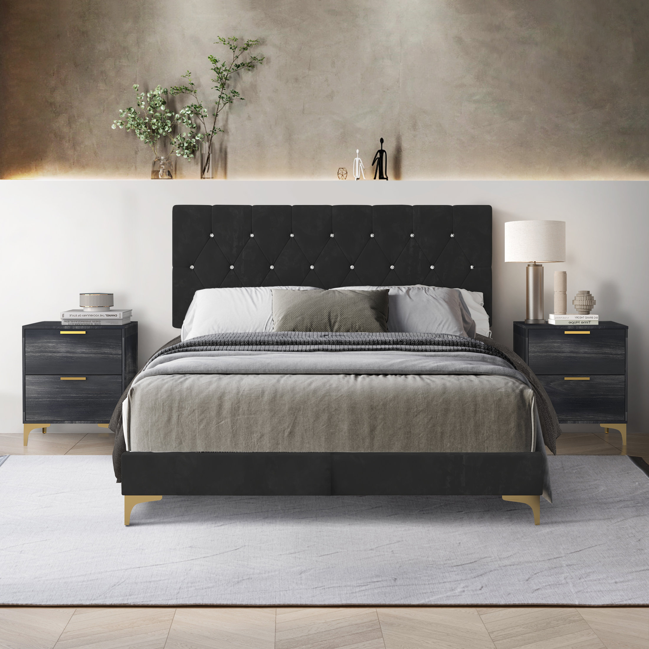 Everly Quinn Charlcie 3 Piece Bedroom Set & Reviews - Wayfair Canada