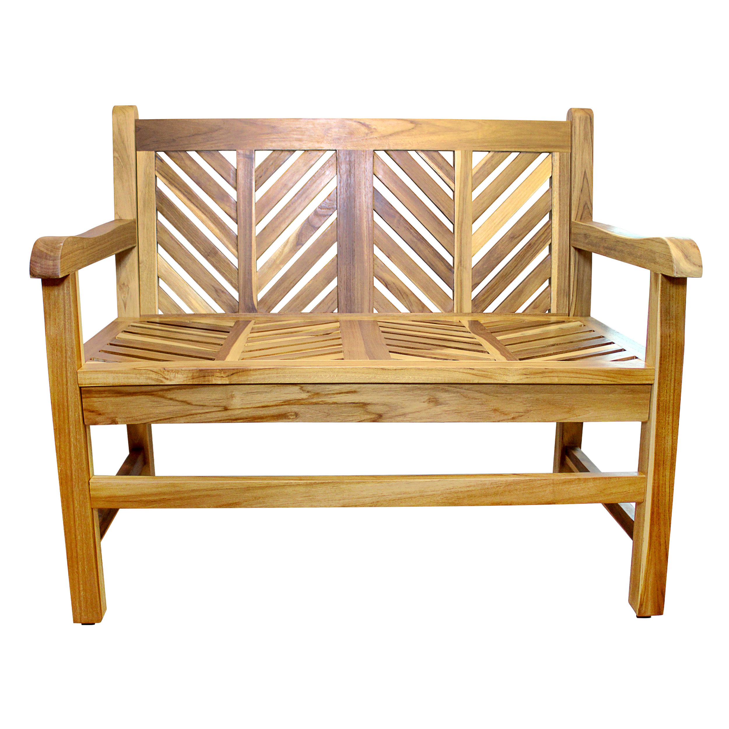 EcoDecors, Eleganto 41” Outdoor Bench, Outdoor Benches Weatherproof ...