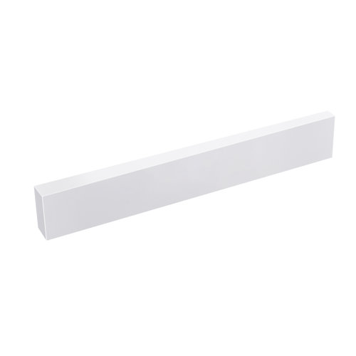 SOUEEUM 21.25 Inch Solid White Side Splash in Engineered Stone | Wayfair
