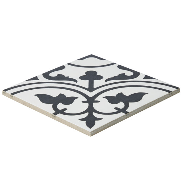 Industry Tile 8" x 8" Porcelain Patterned Wall & Floor Tile | Wayfair