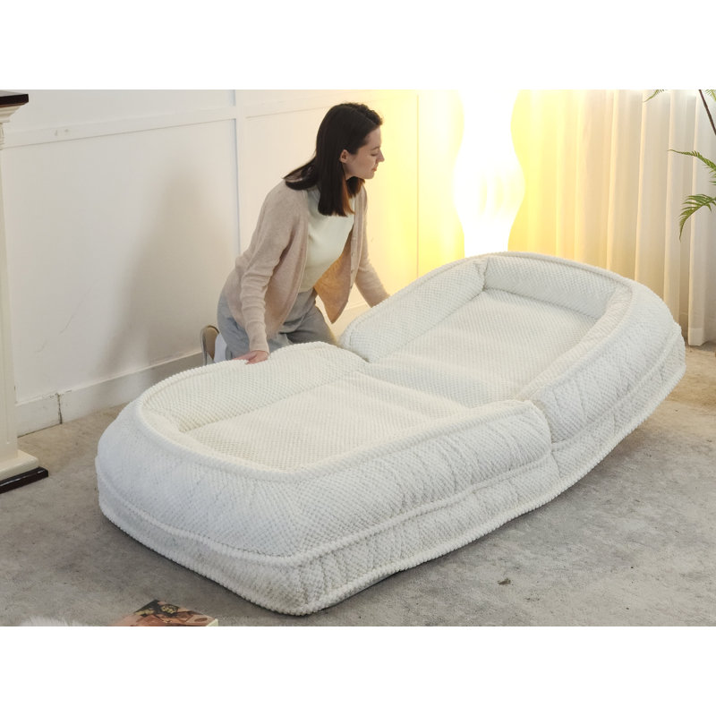 Trule Berwyn Soft Human Dog Bed, Foldable Lazy Sofa, 5 Adjustable ...