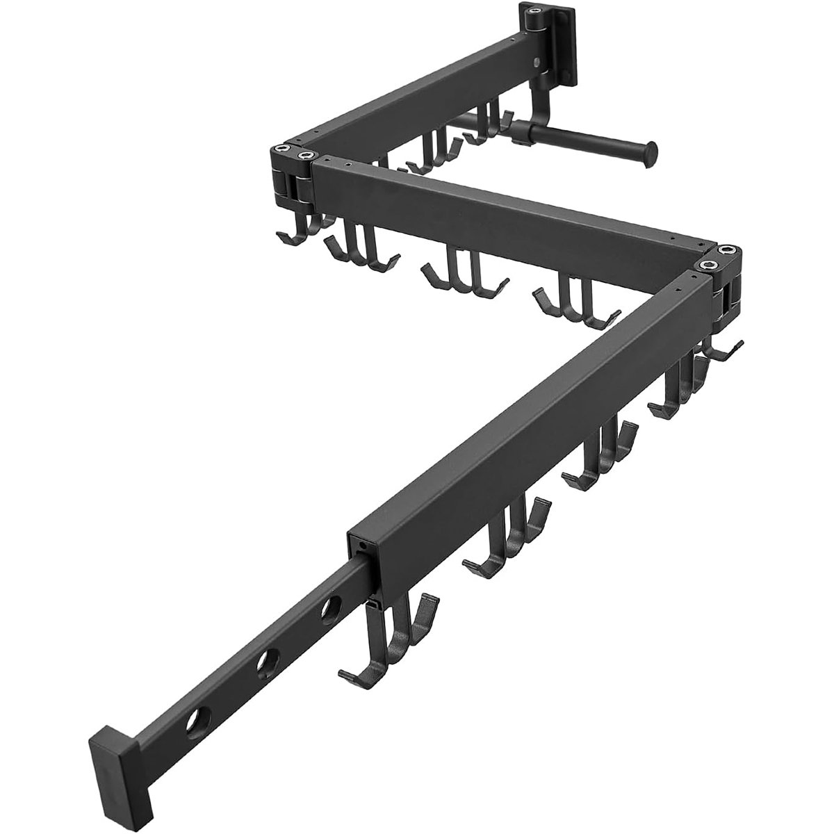 Rebrilliant Tri-fold Wall Mounted Clothes Drying Rack With Upgrade ...