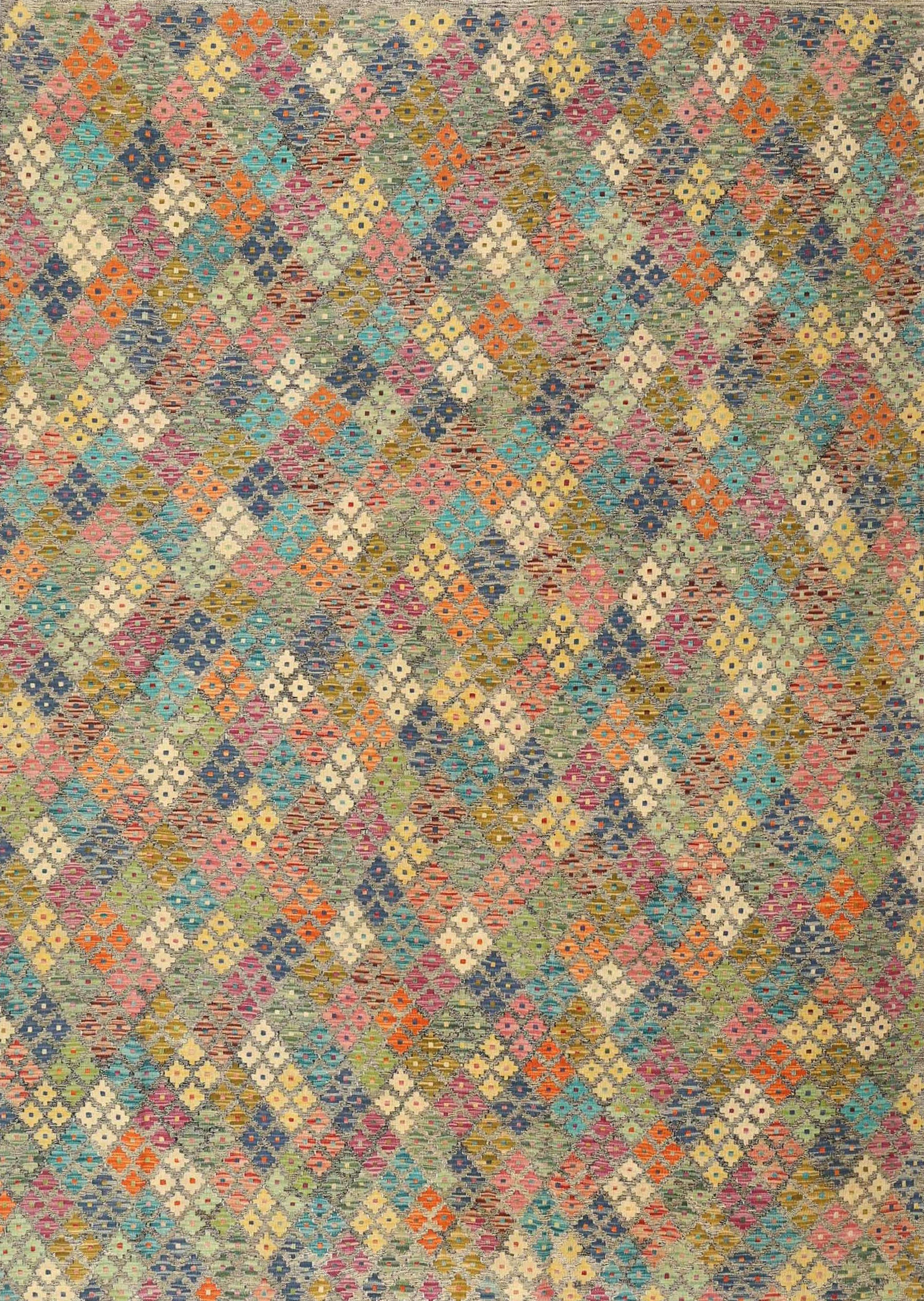 World Menagerie Isidore Hand-Tufted Wool Green Area Rug | Wayfair