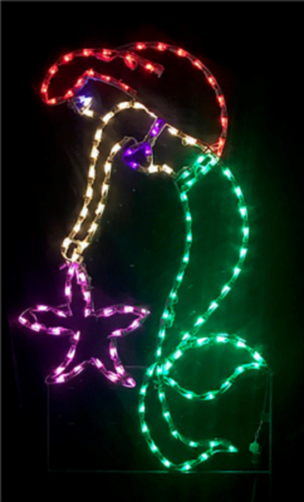Lori's Lighted D'Lites Mermaid with Starfish Nautical Holiday Lighted ...