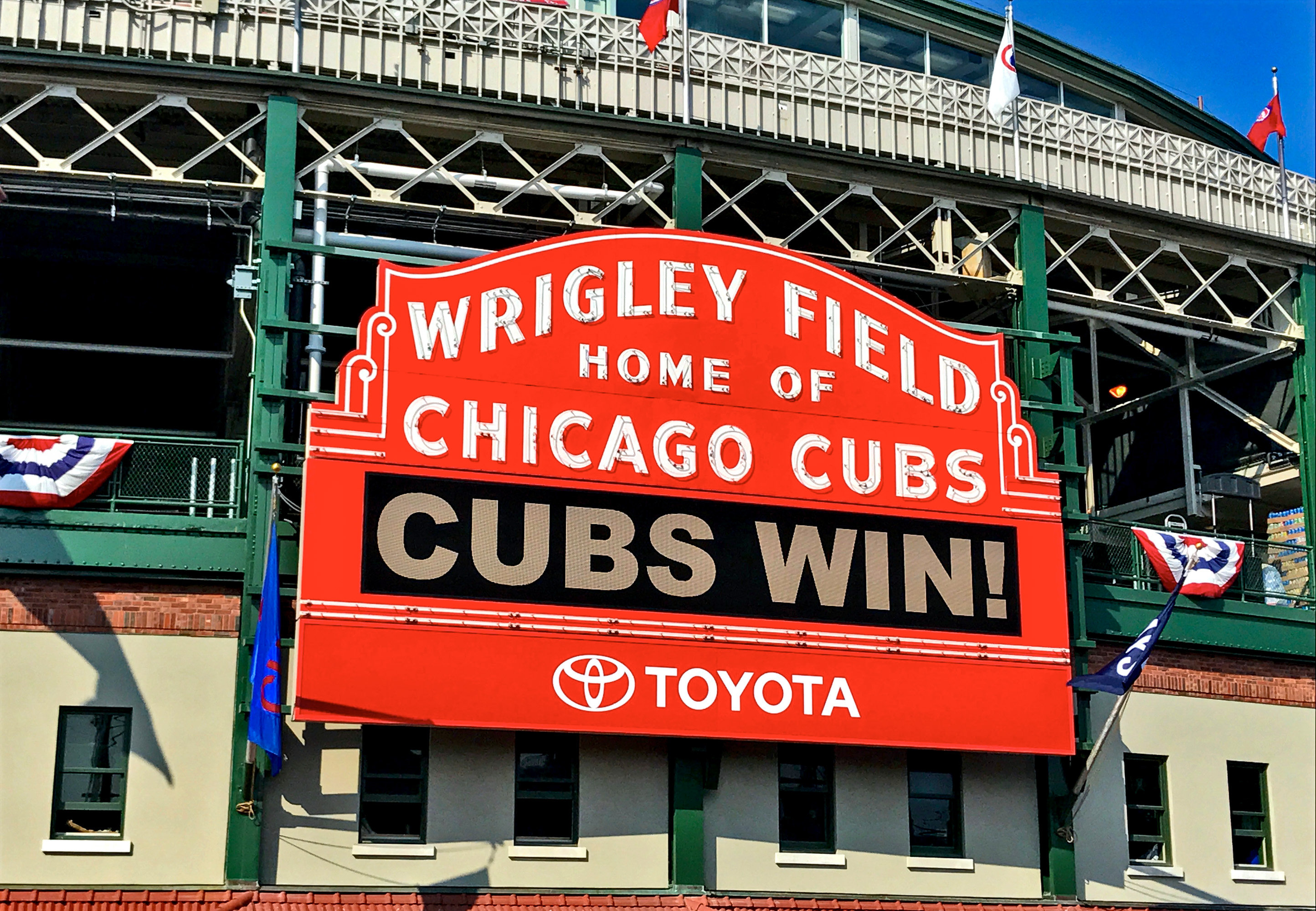 Latitude Run® Chicago Cubs, Wrigley Field, Sign, Outside, Baseball ...