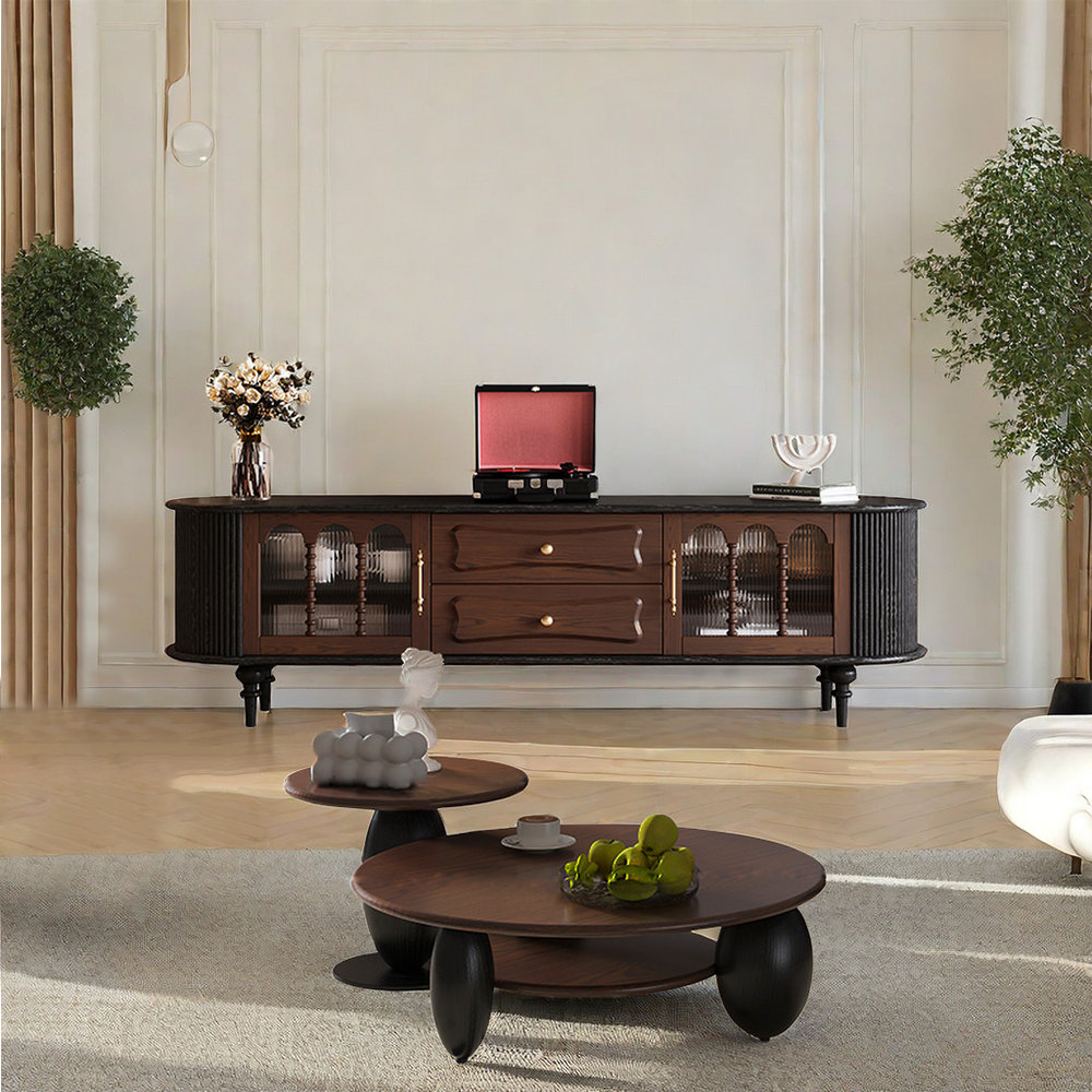 moonlight design American TV Stand And Coffee Table Combination Living ...