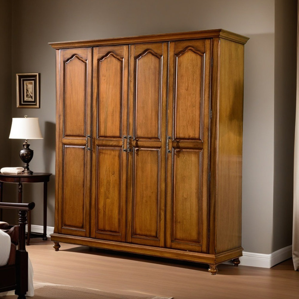 Parttlion American style rustic wardrobe - Wayfair Canada