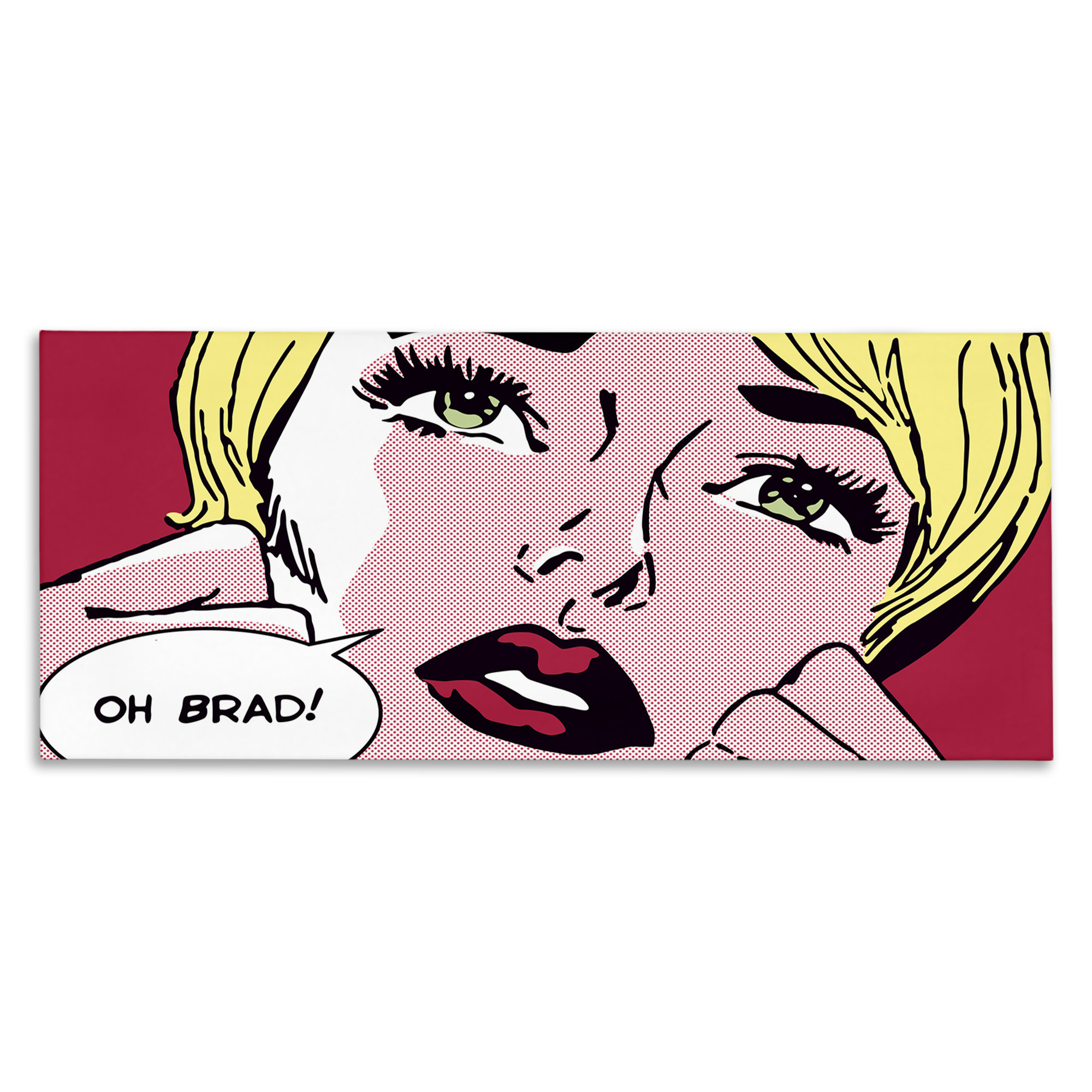 George Oliver Iconic Pop Comic Woman Canvas, design by Sheila B. | Wayfair