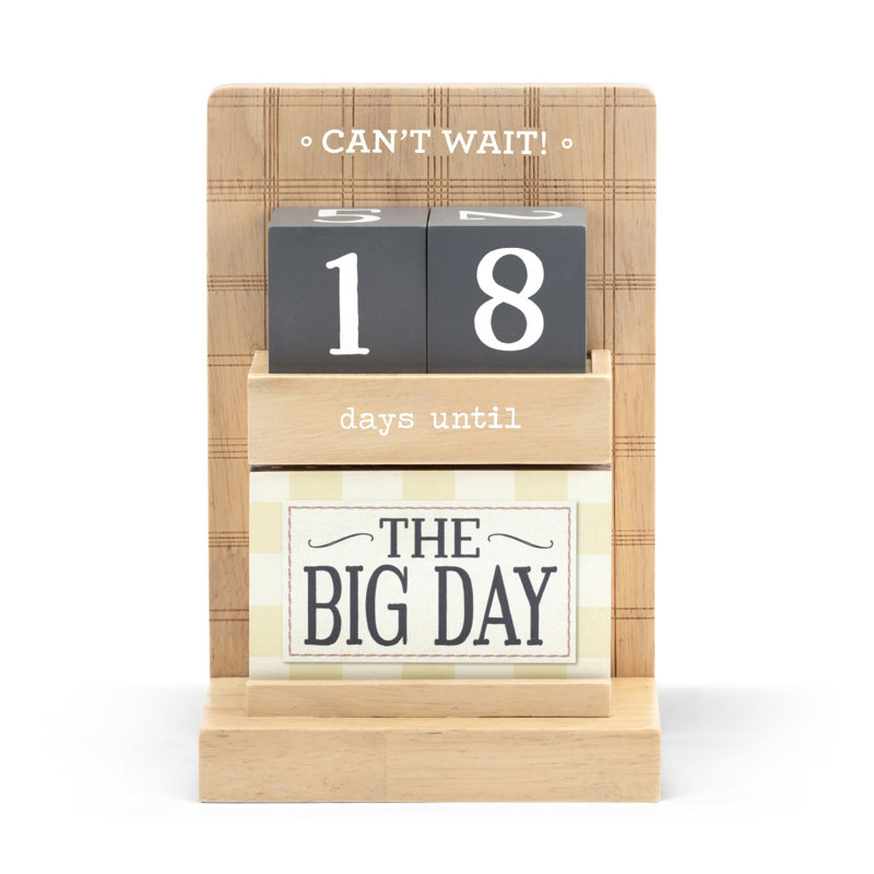Trinx Together Time Countdown Calendar | Wayfair
