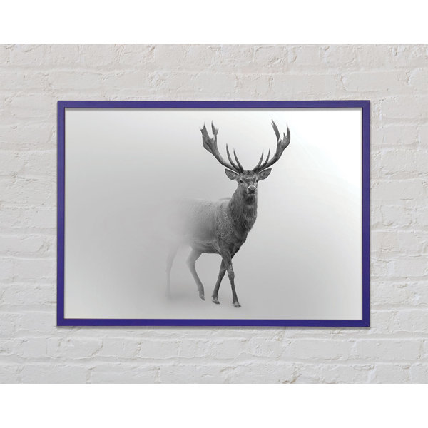 Union Rustic Stag In The Mist - Single Picture Frame Art Prints ...