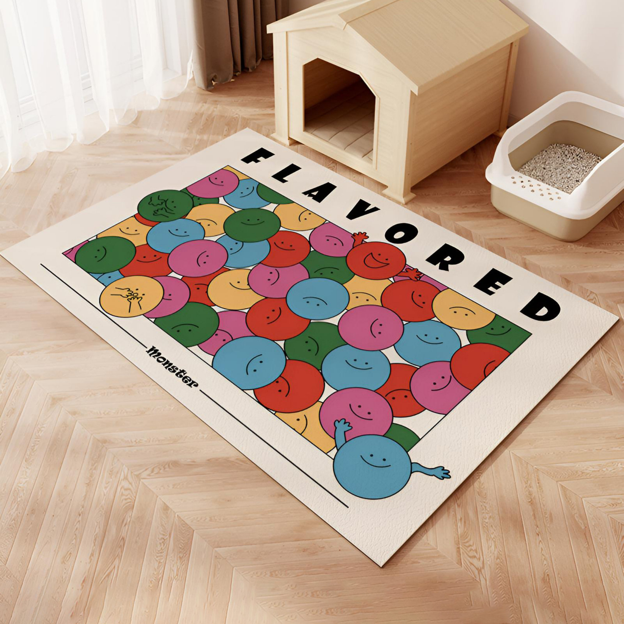 Archie & Oscar™ Lazy Pet Raising Artifact! Non Washable Pet Floor Mat ...