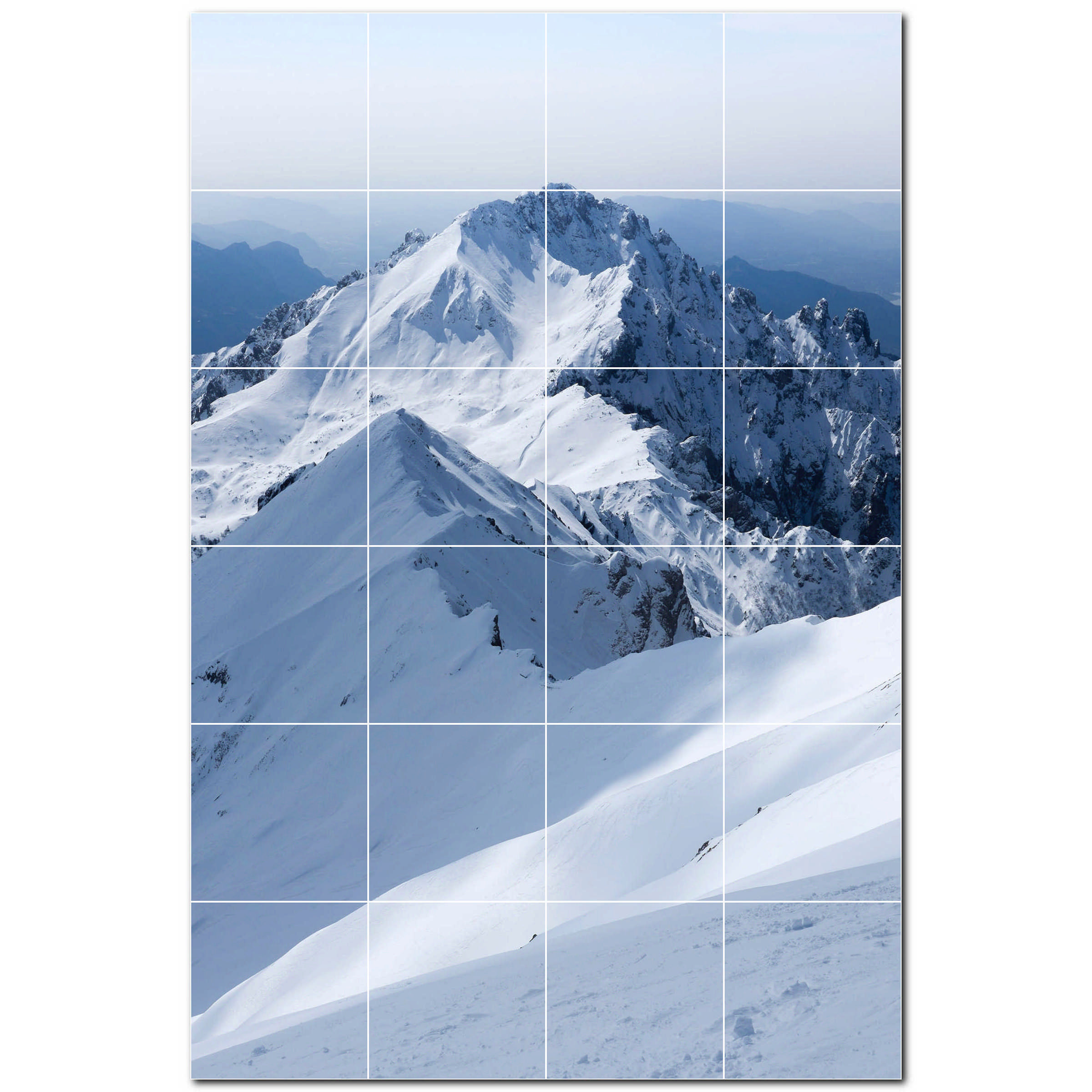 Picture-Tiles.com 32" x 48" Ceramic Winter Photo Decorative Mural Tile ...