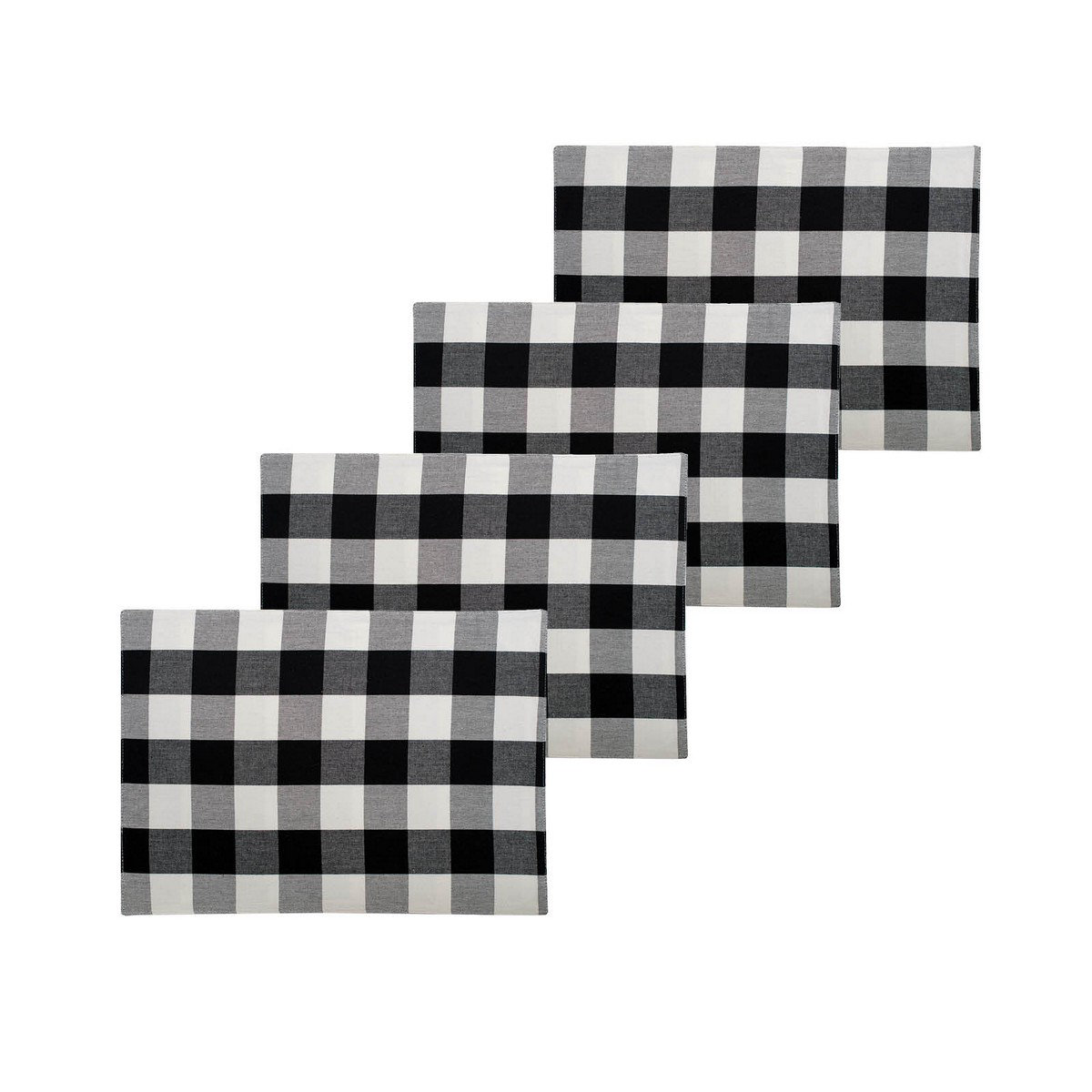 Charlton Home® Franklin Checkered Plaid Placemat Set of 4 | Wayfair