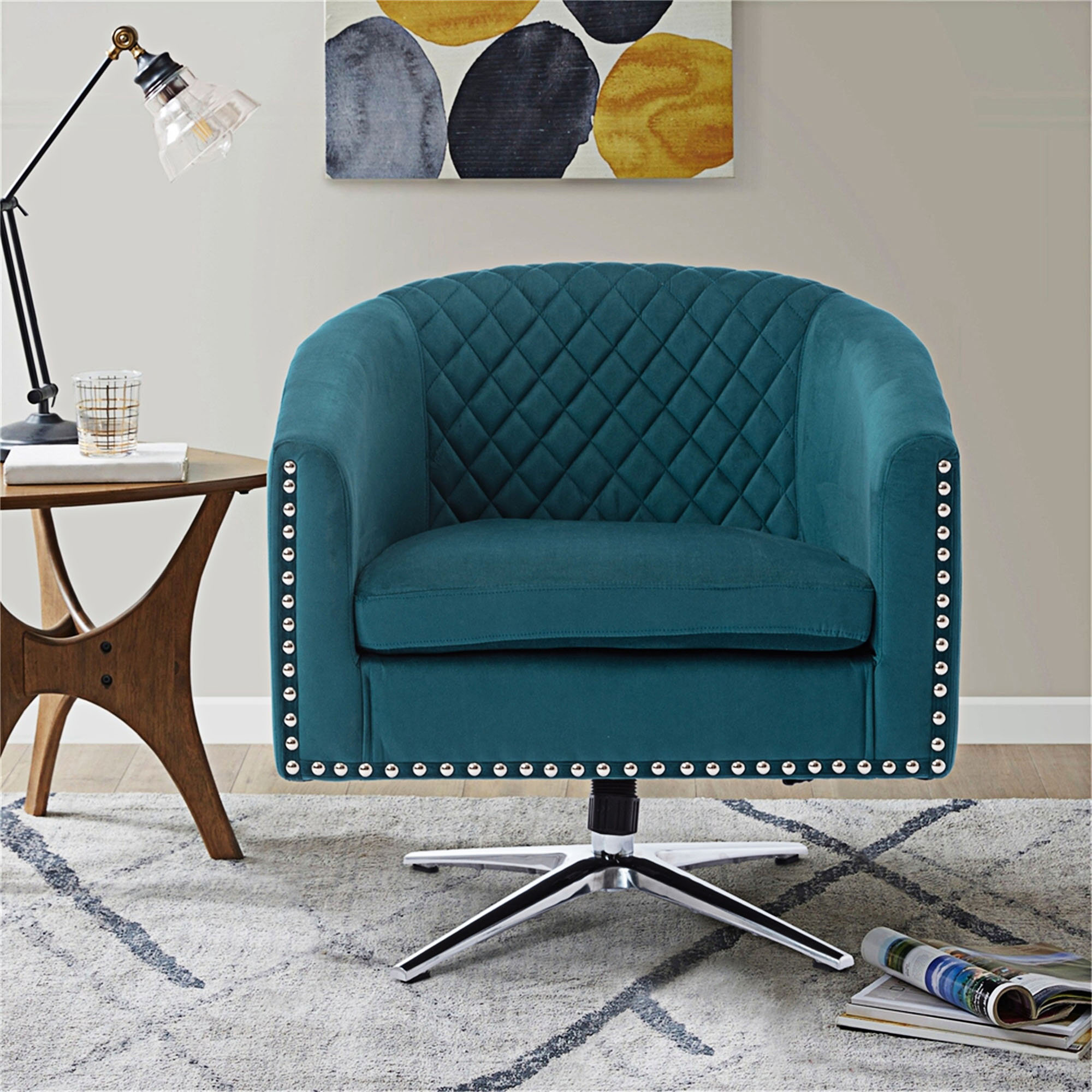 House of Hampton® Accent Armchair Living Room Chair Upholstered Chair ...