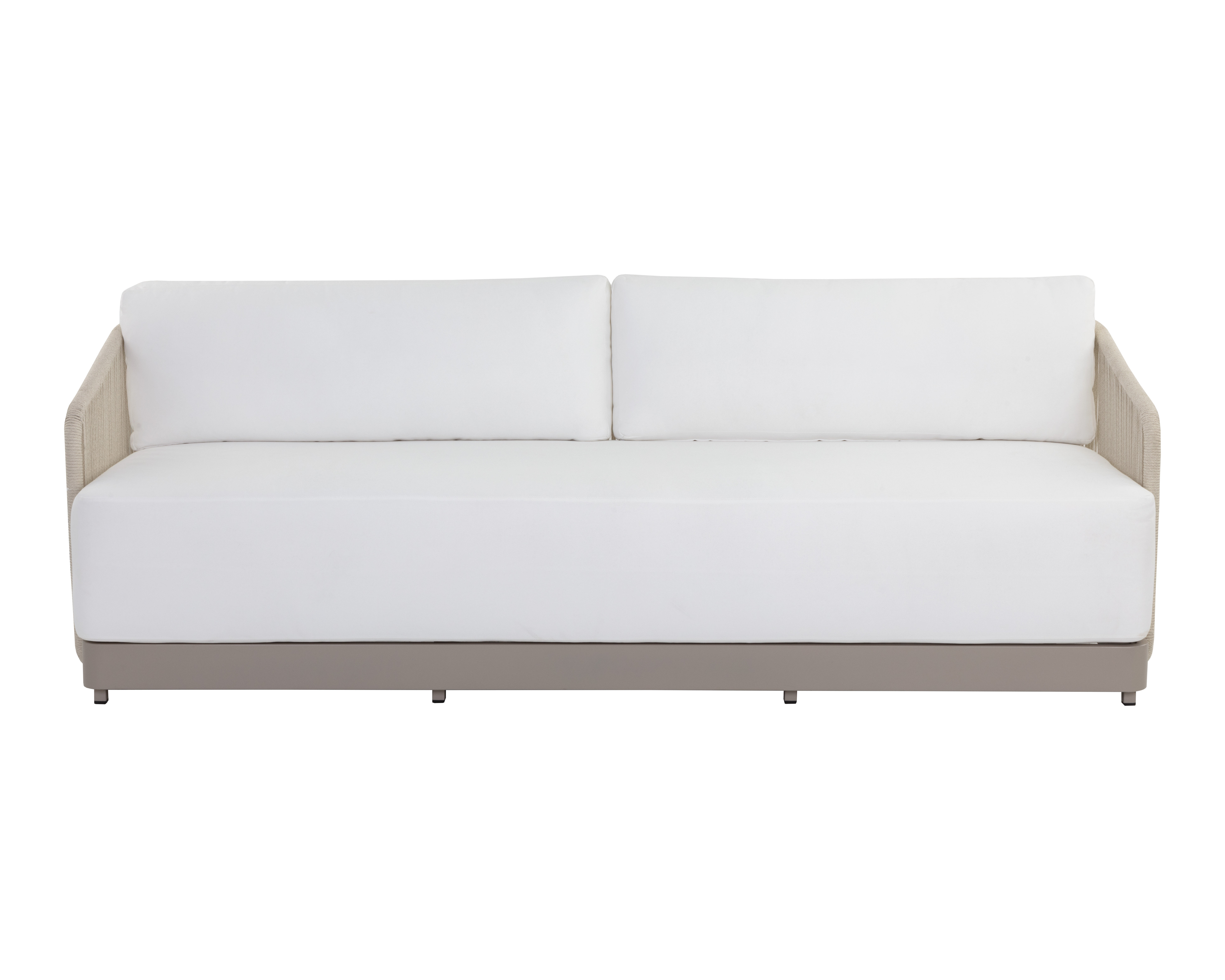 Hokku Designs Hellat 89" Wide Outdoor Patio Sofa with Cushions | Wayfair