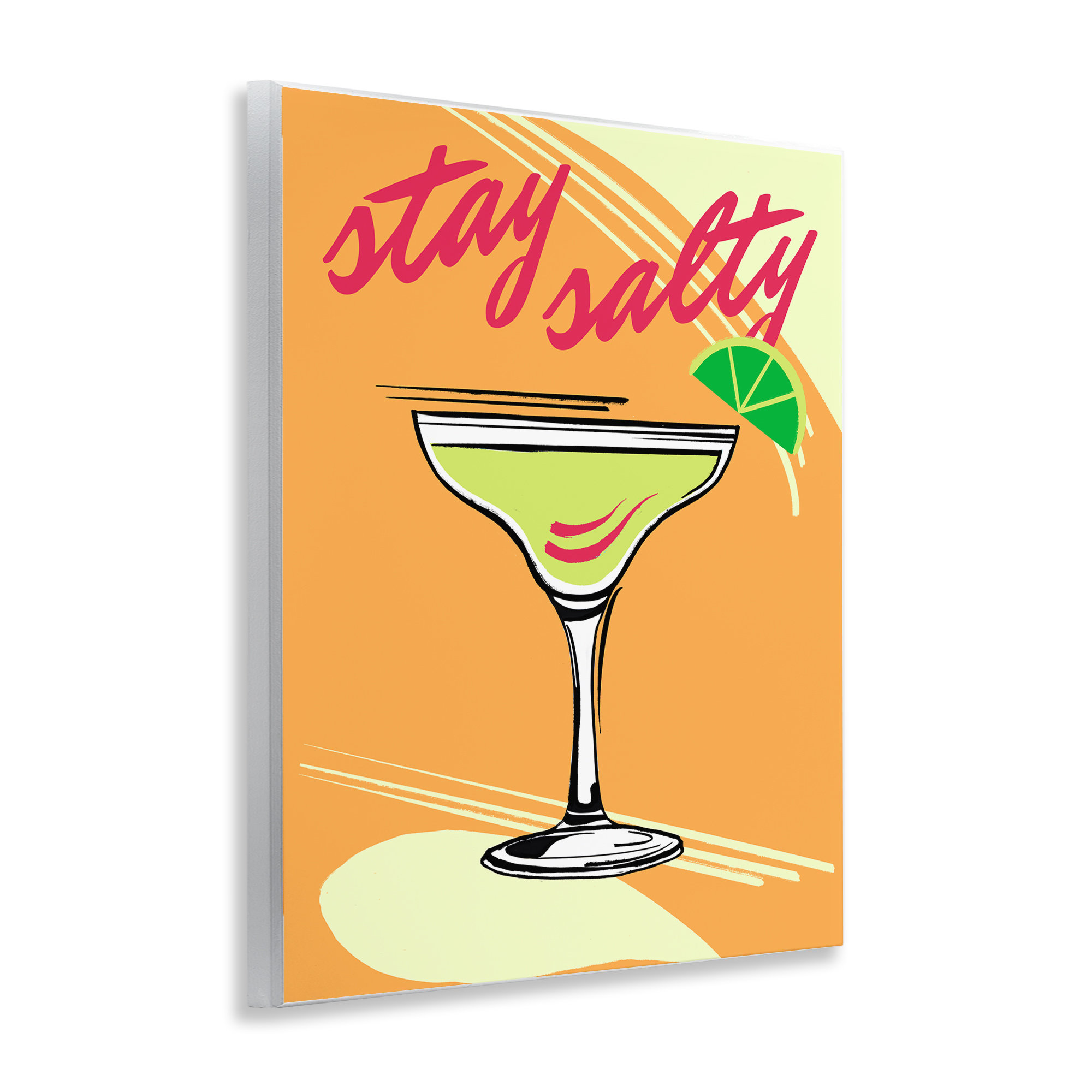 Highland Dunes Stay Salty Cocktail Wall Plaque Art by Elizabeth Medley ...