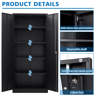 WFX Utility™ Reposa 70.87" H x 31.5" W x 15.7" D Metal Storage Cabinet ...