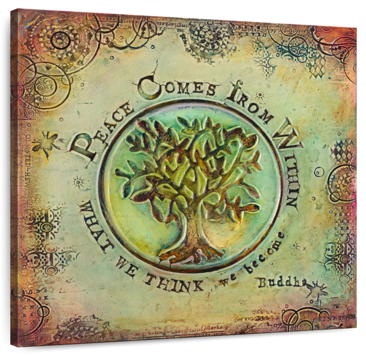Ebern Designs Tergel Peace Comes From Within I | Wayfair