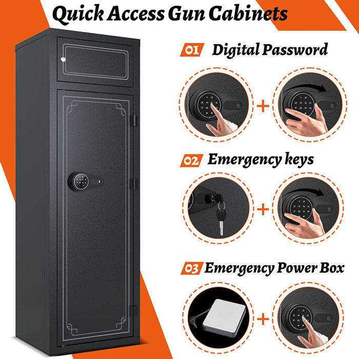 Kaer Gun Safe Lock & Reviews | Wayfair