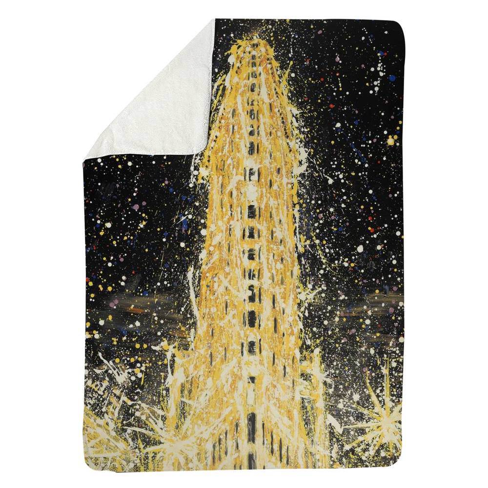 Begin Edition International Inc. Abstract Flatiron Building Fleece ...