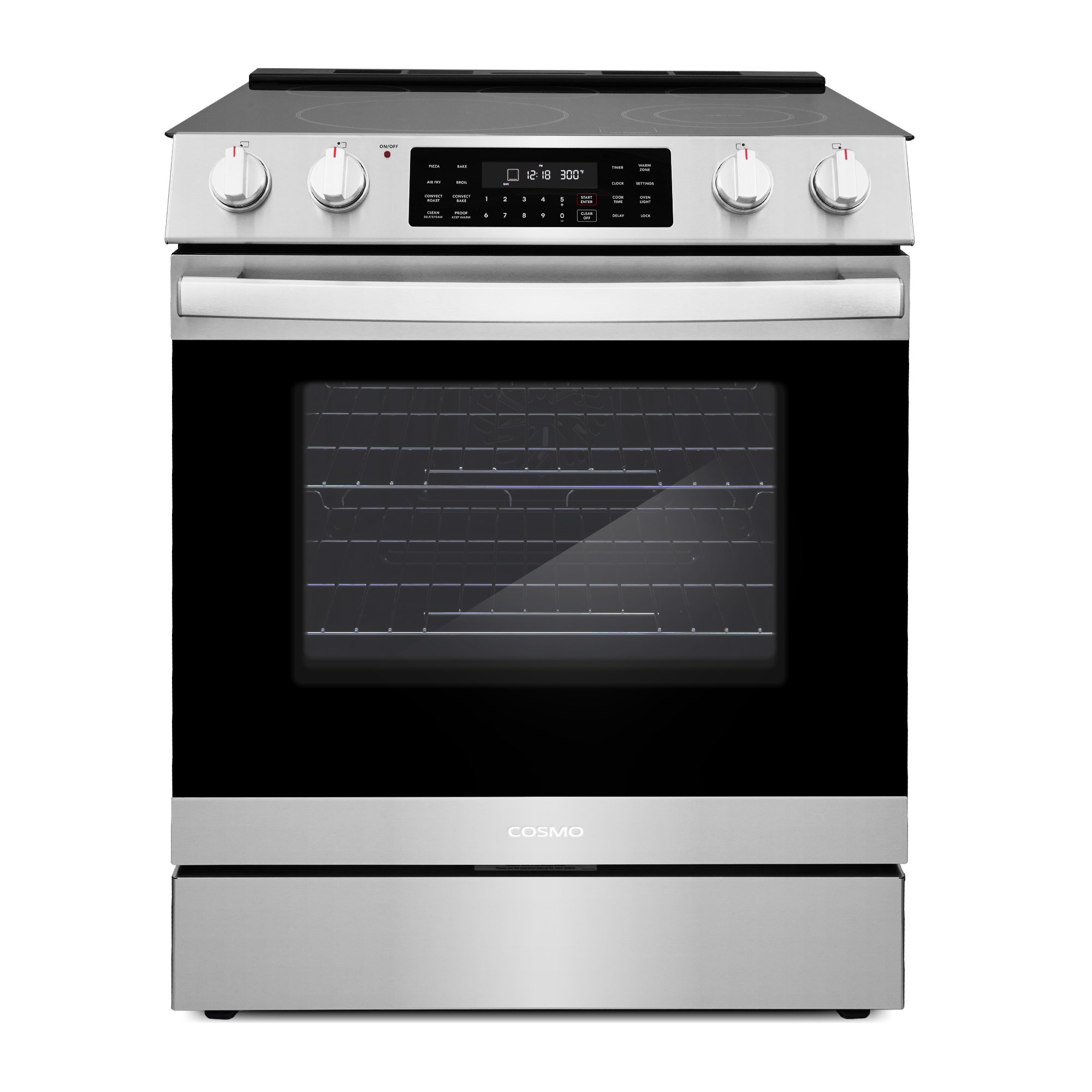 Cosmo 30 in. Haven Collection 6.3 cu. ft. Electric Range, 5 Burner ...