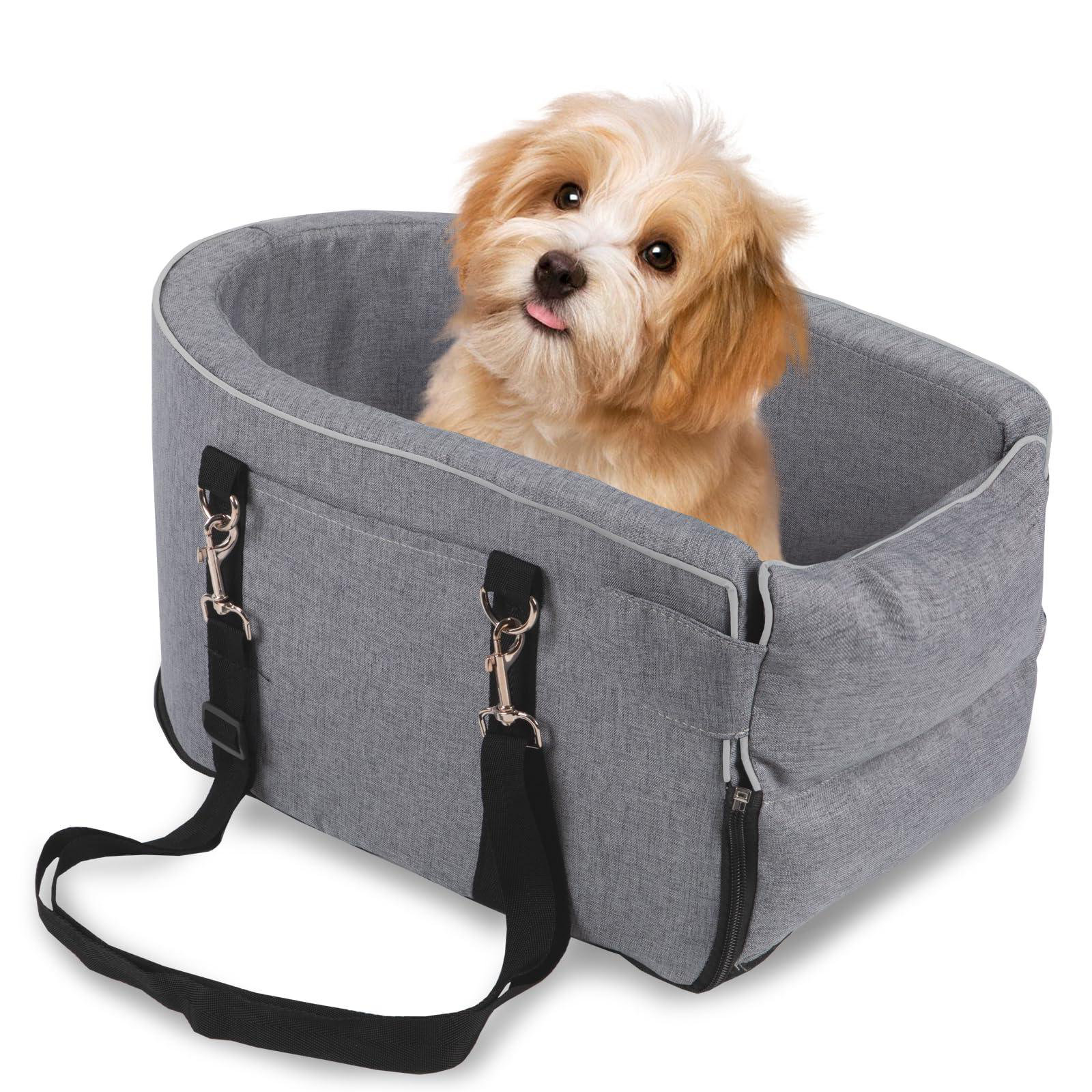 BBCPC Portable Dog Car Seat Anti-Collapse Center Console for Pets under ...