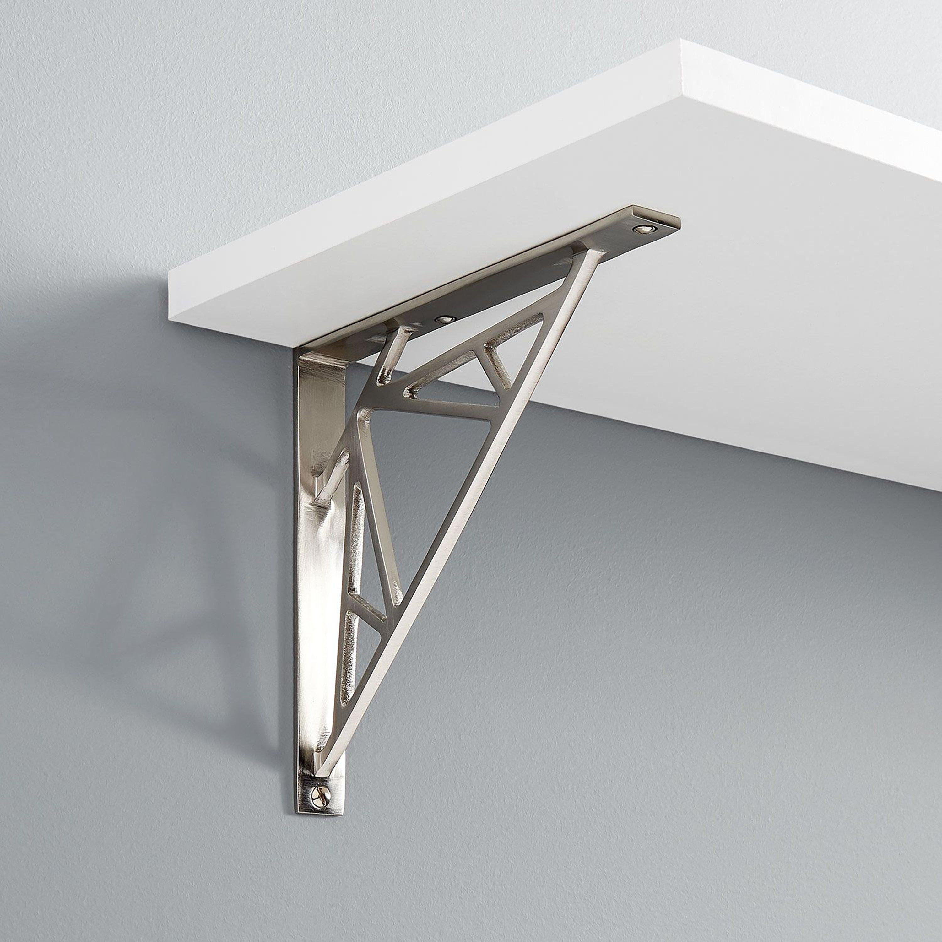 Signature Hardware Ande Solid Brass Shelf Bracket | Wayfair