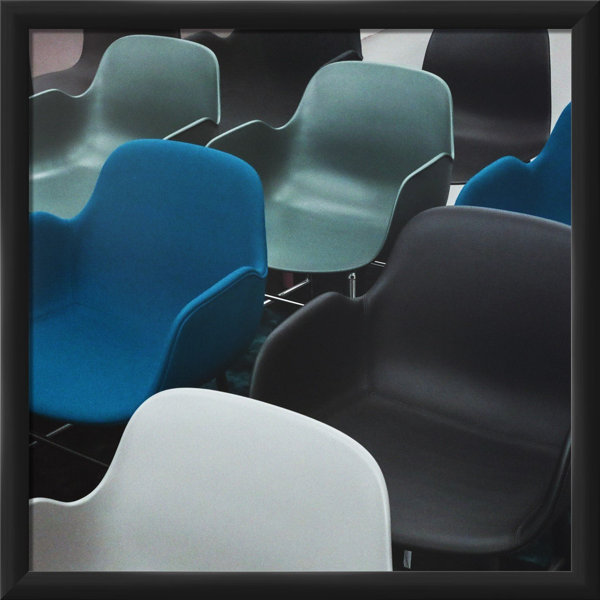 Ebern Designs Boardroom Abstract Framed On Plastic / Acrylic Print ...