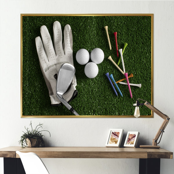Ebern Designs Golf Set Collage - Golf Wall Art Living Room | Wayfair